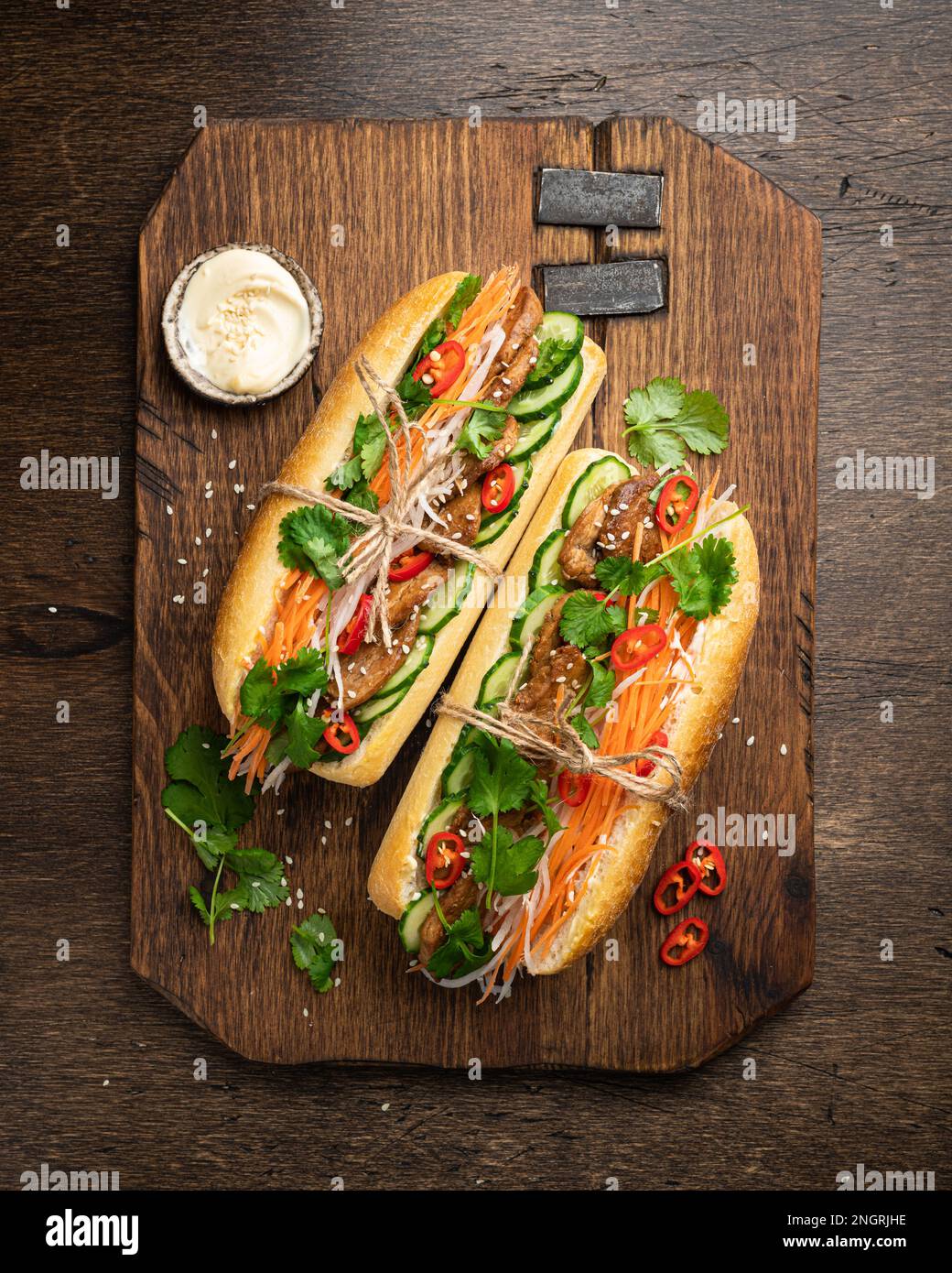 Banh mi, vietnamese sandwich Stock Photo - Alamy