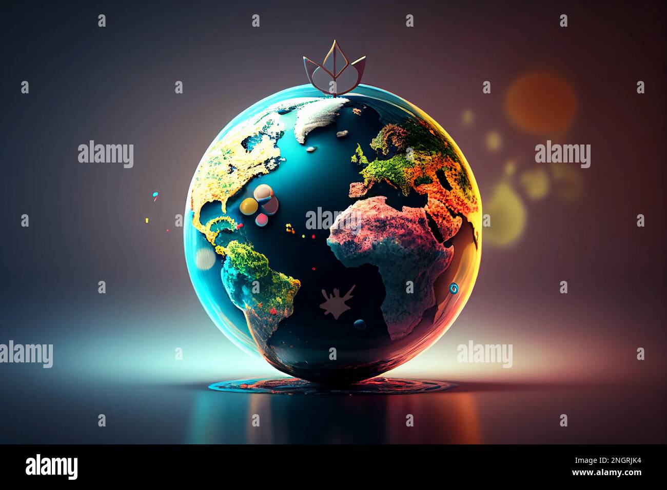 the globe on the background of world peace. High quality photo Stock ...