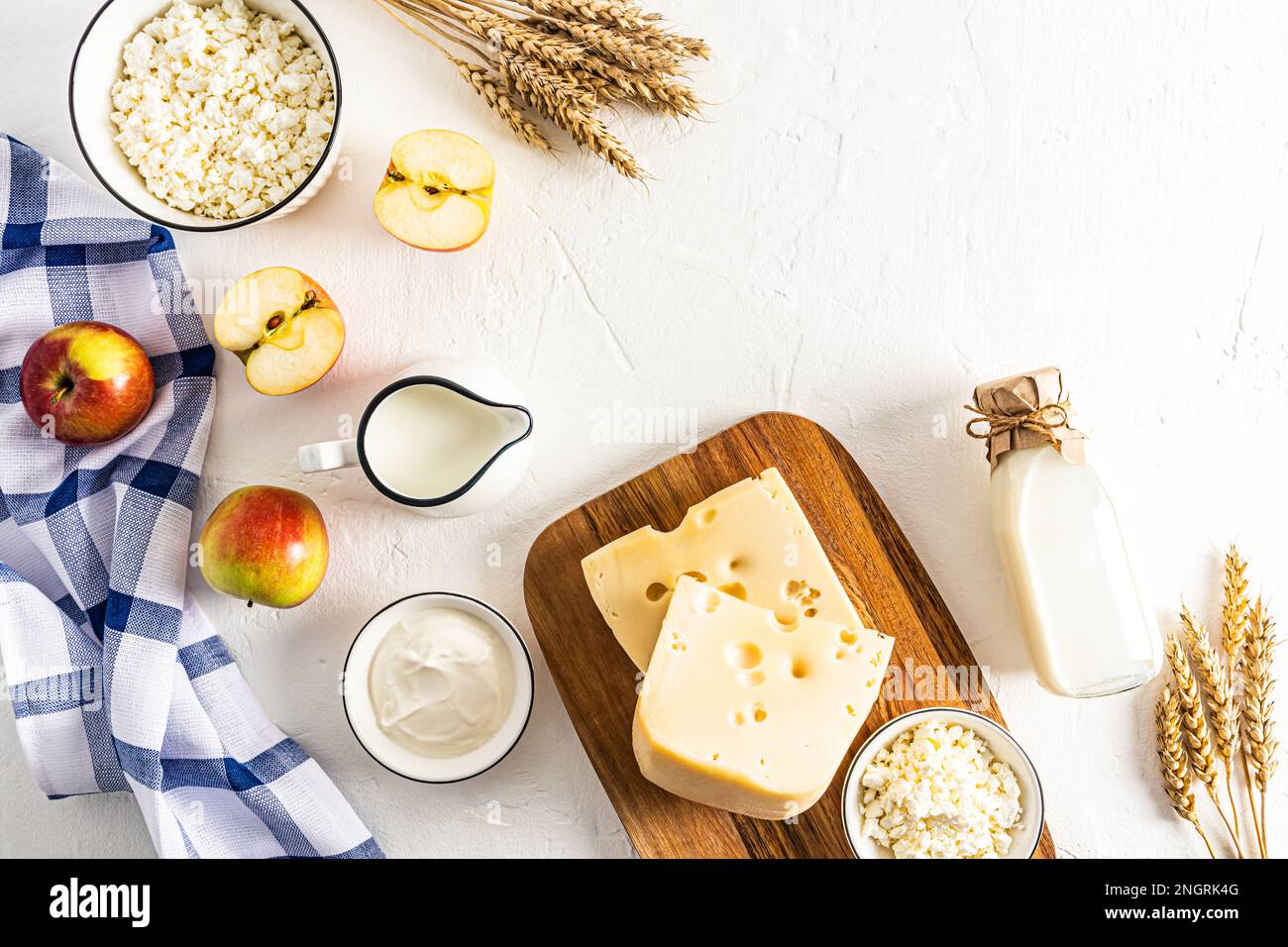 a beautiful festive backdrop for the spring Jewish holiday of Shavuot ...