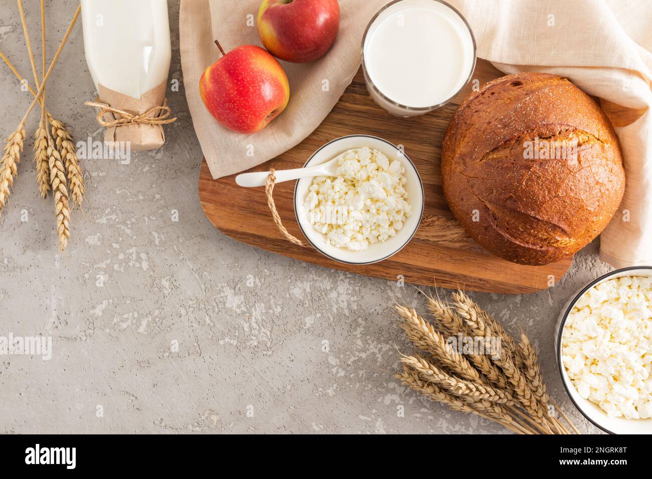 traditional treats and symbols of the Jewish spring holiday of Shavuot ...