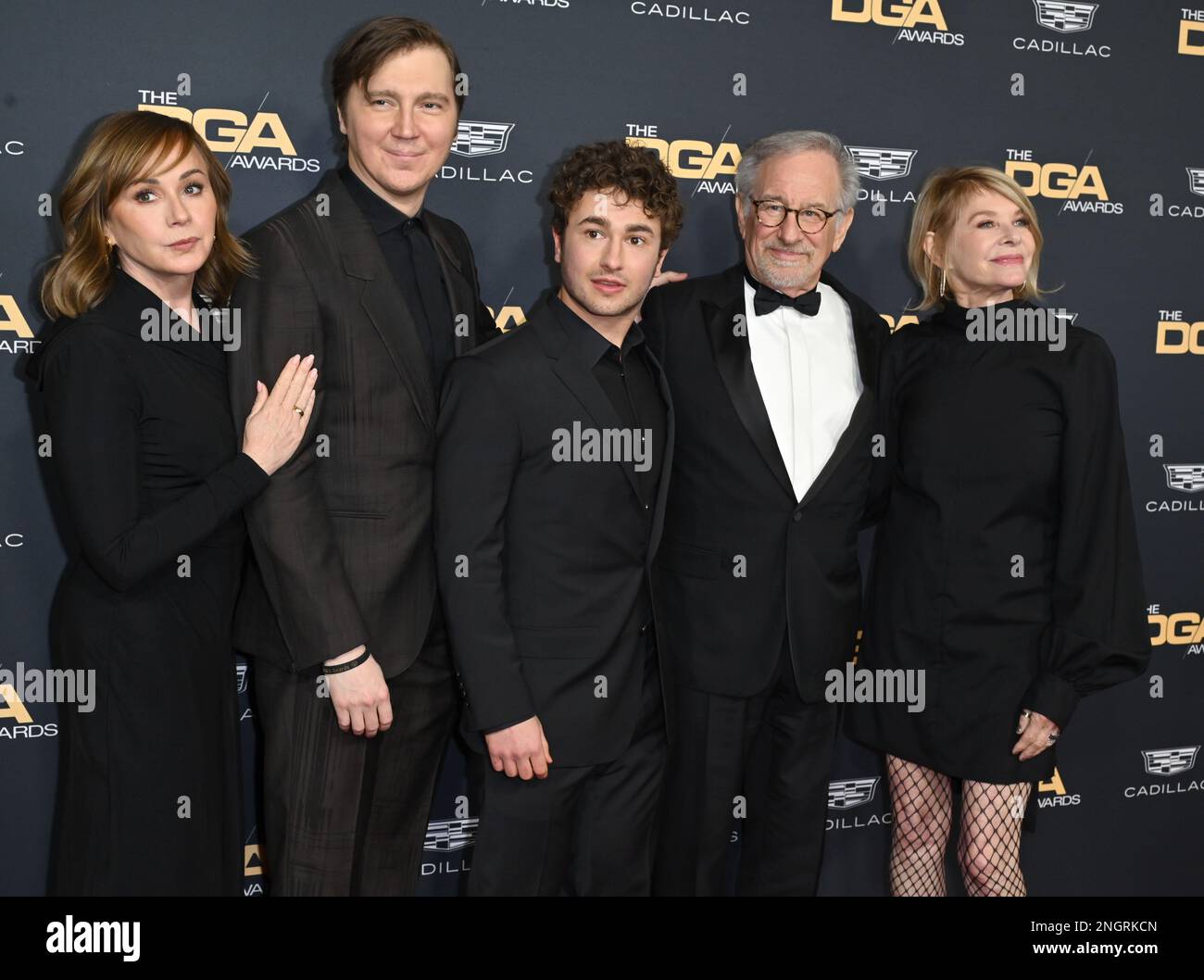 Los Angeles, USA. 18th Feb, 2023. Kristie Macosko Krieger, Paul Dano ...