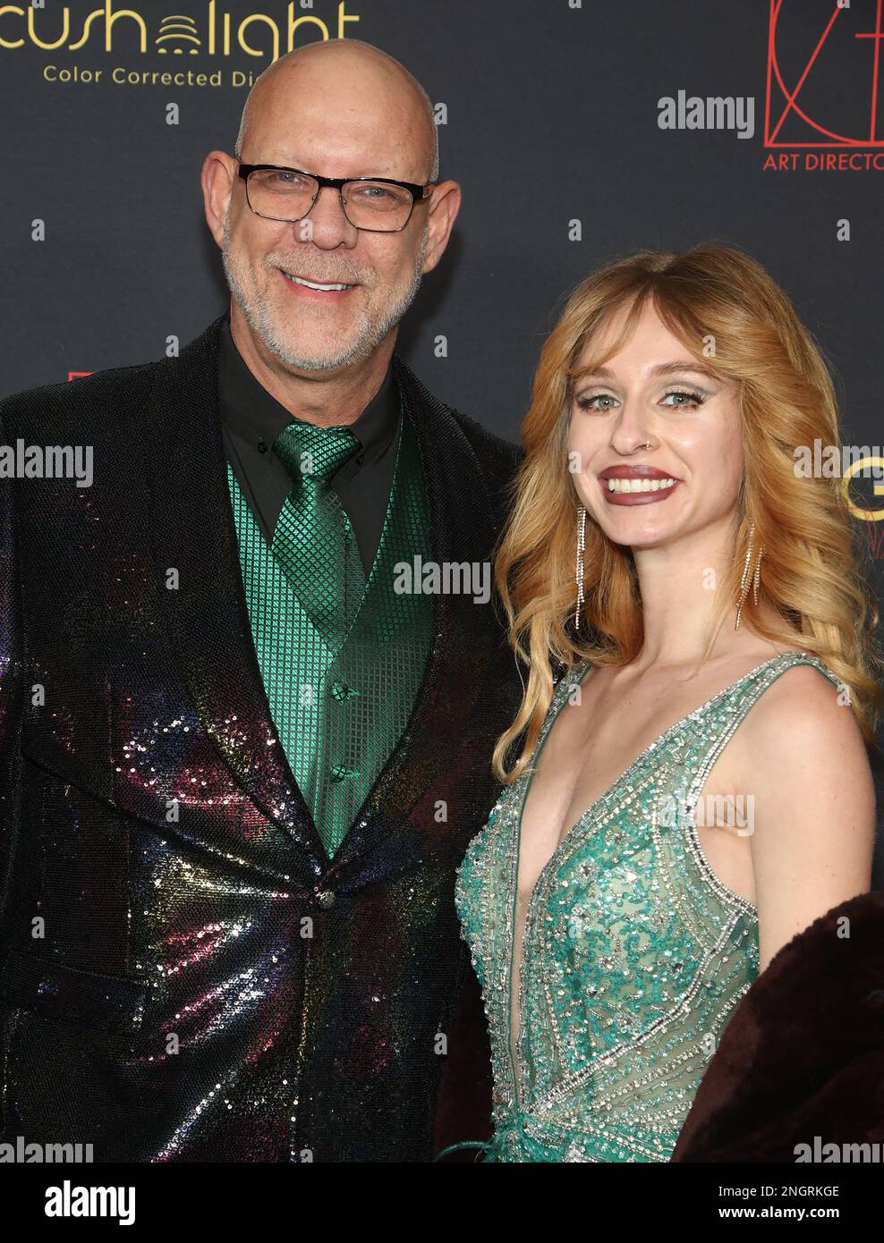 Daren James, Lily Medina, at 27th Annual Art Directors Guild Awards at ...