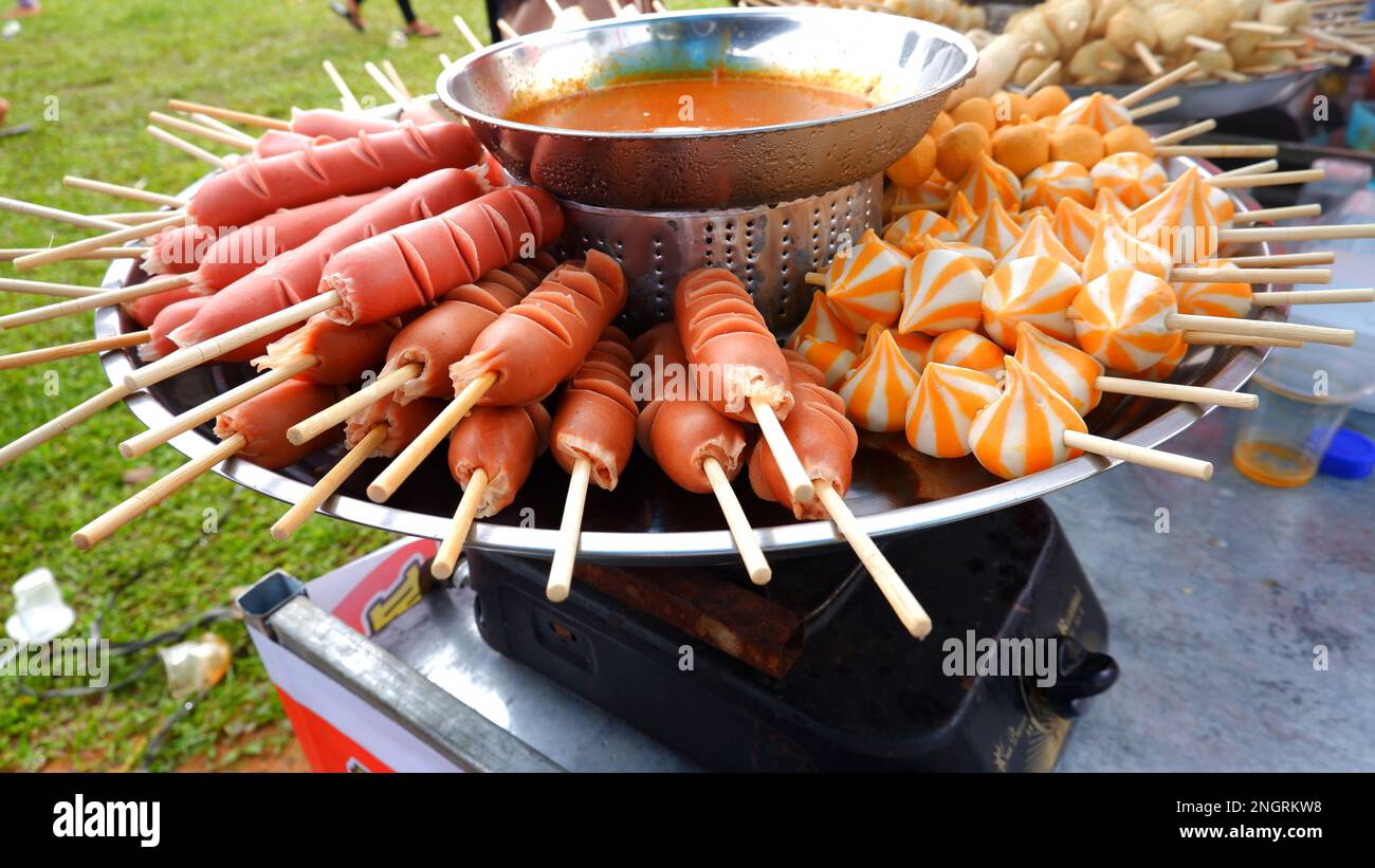 Meat sold on street hi-res stock photography and images - Alamy