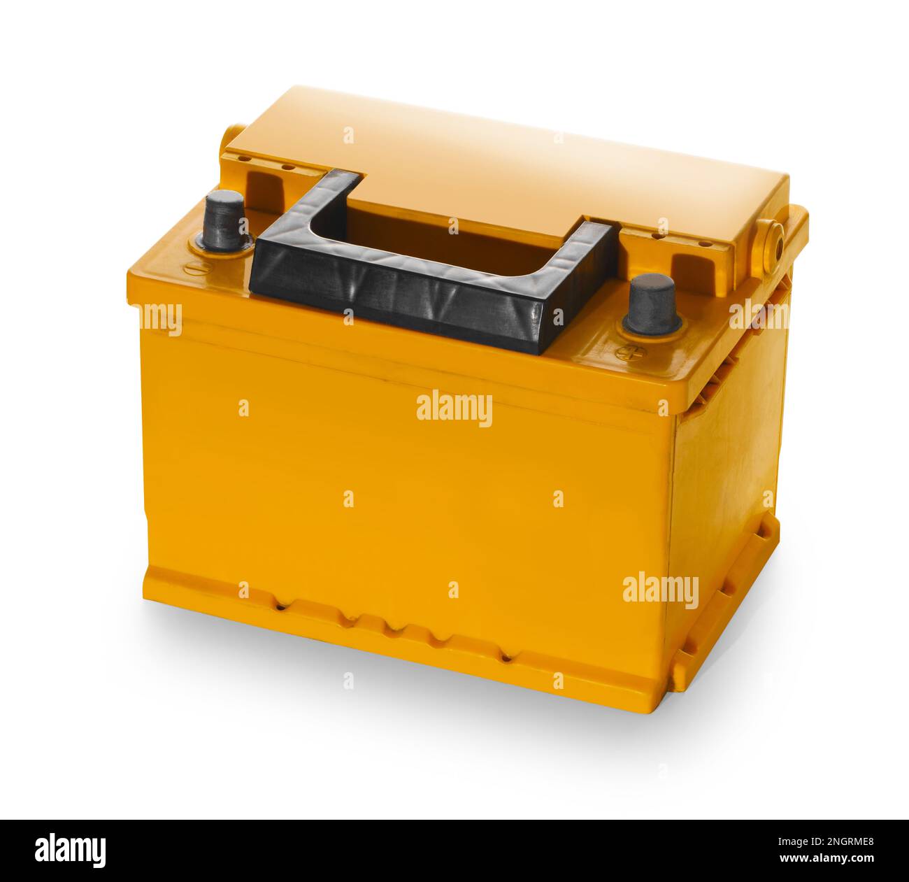 car battery close-up on a white isolated background Stock Photo - Alamy