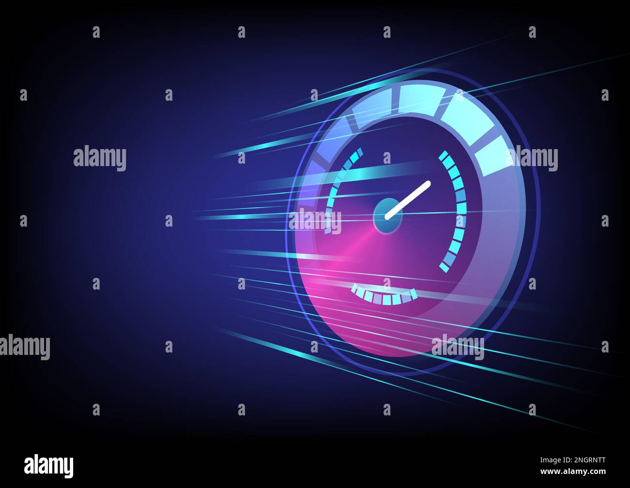 Abstract speed meter technology background. Vector illustration Stock ...