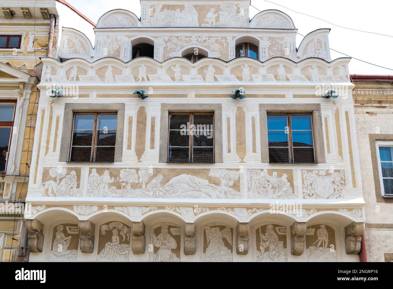 Olad town Slavonice in Czech Republic Stock Photo - Alamy