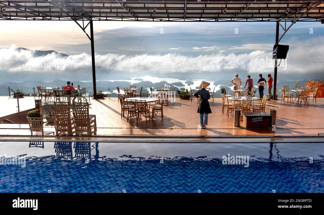 Tourists experience at Ho Ta Dung tourist area, Gia Nghia town, Dak ...