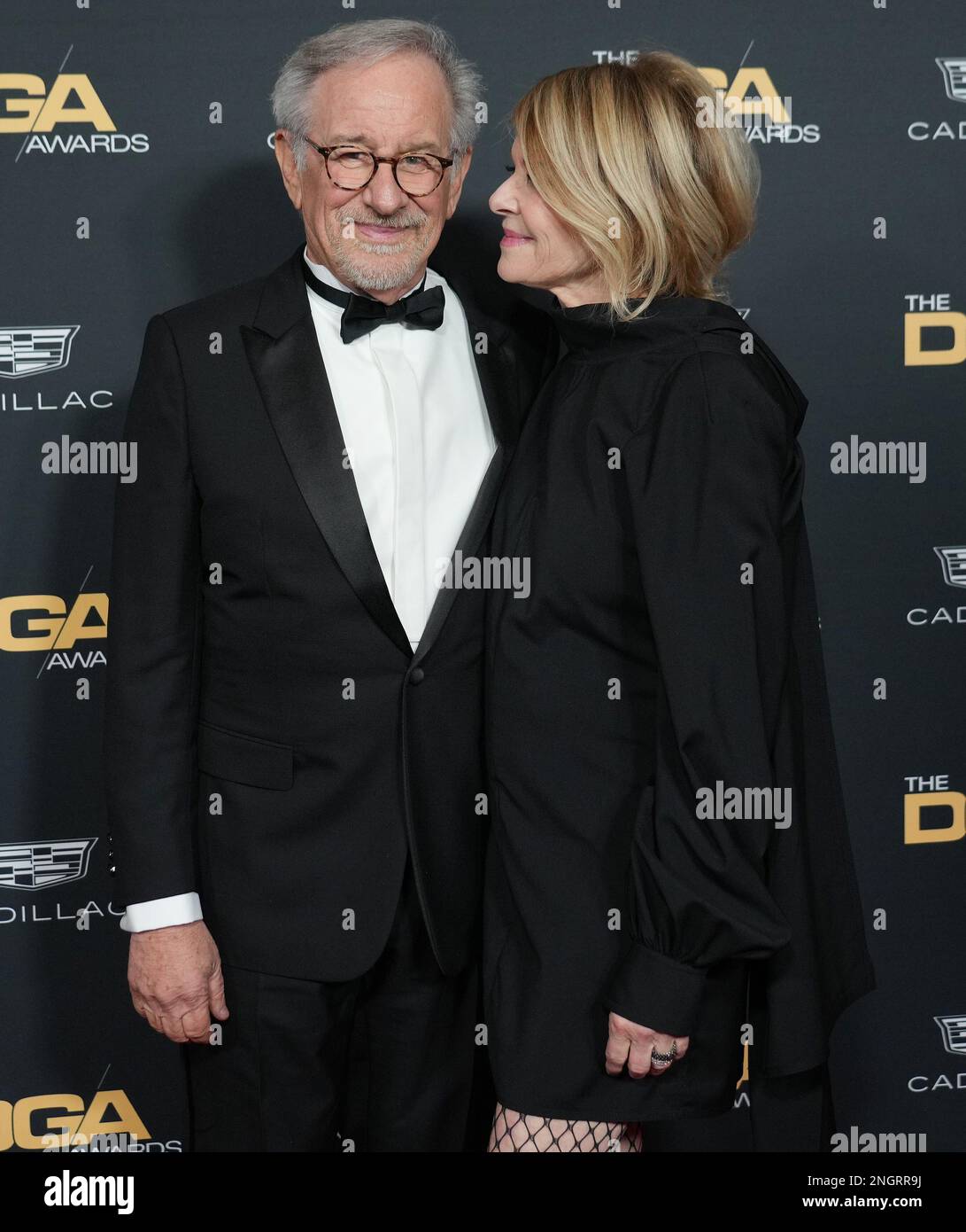 (L-R) Steven Spielberg and Kate Capshaw arrives at the 75th Annual ...