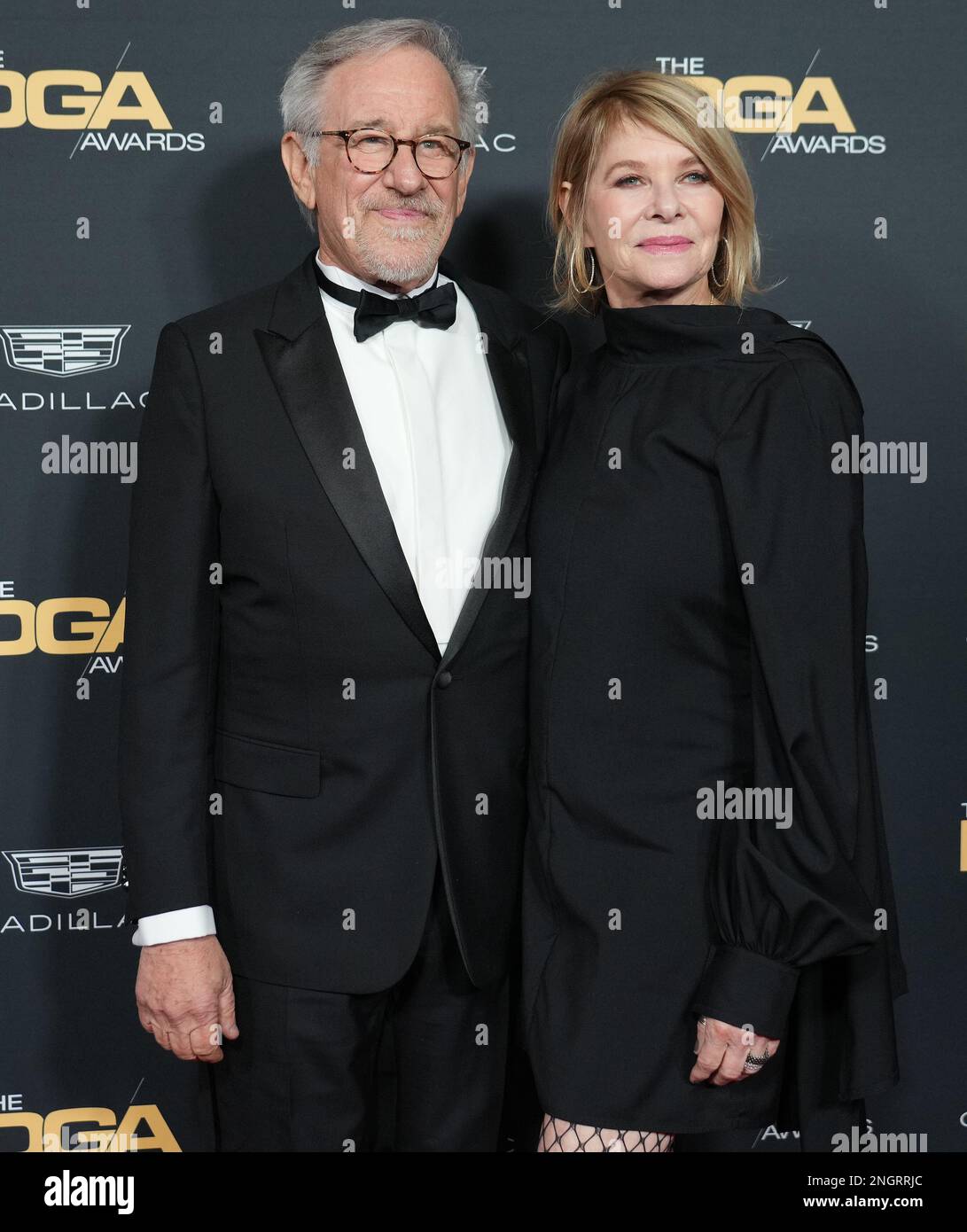 (L-R) Steven Spielberg and Kate Capshaw arrives at the 75th Annual ...