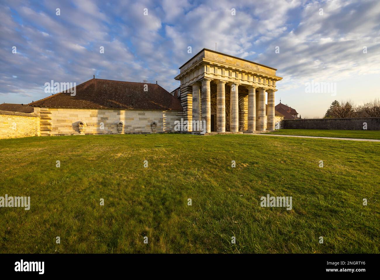 Royal salt work complex in Arc-et-Senans, UNESCO World Heritage Site ...
