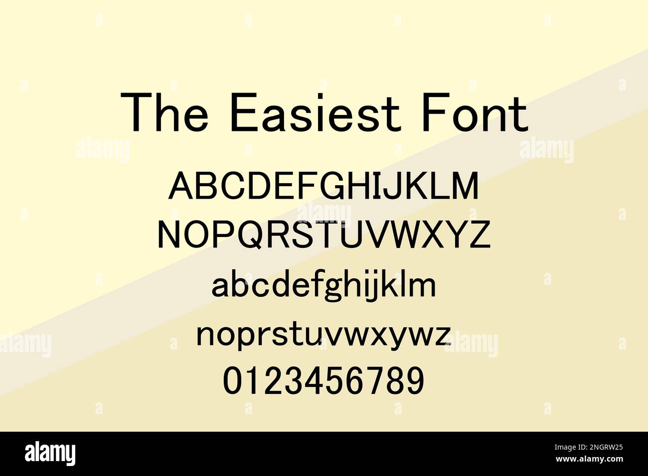 The simplest decorative vector font. Laconic design. Strict and light ...