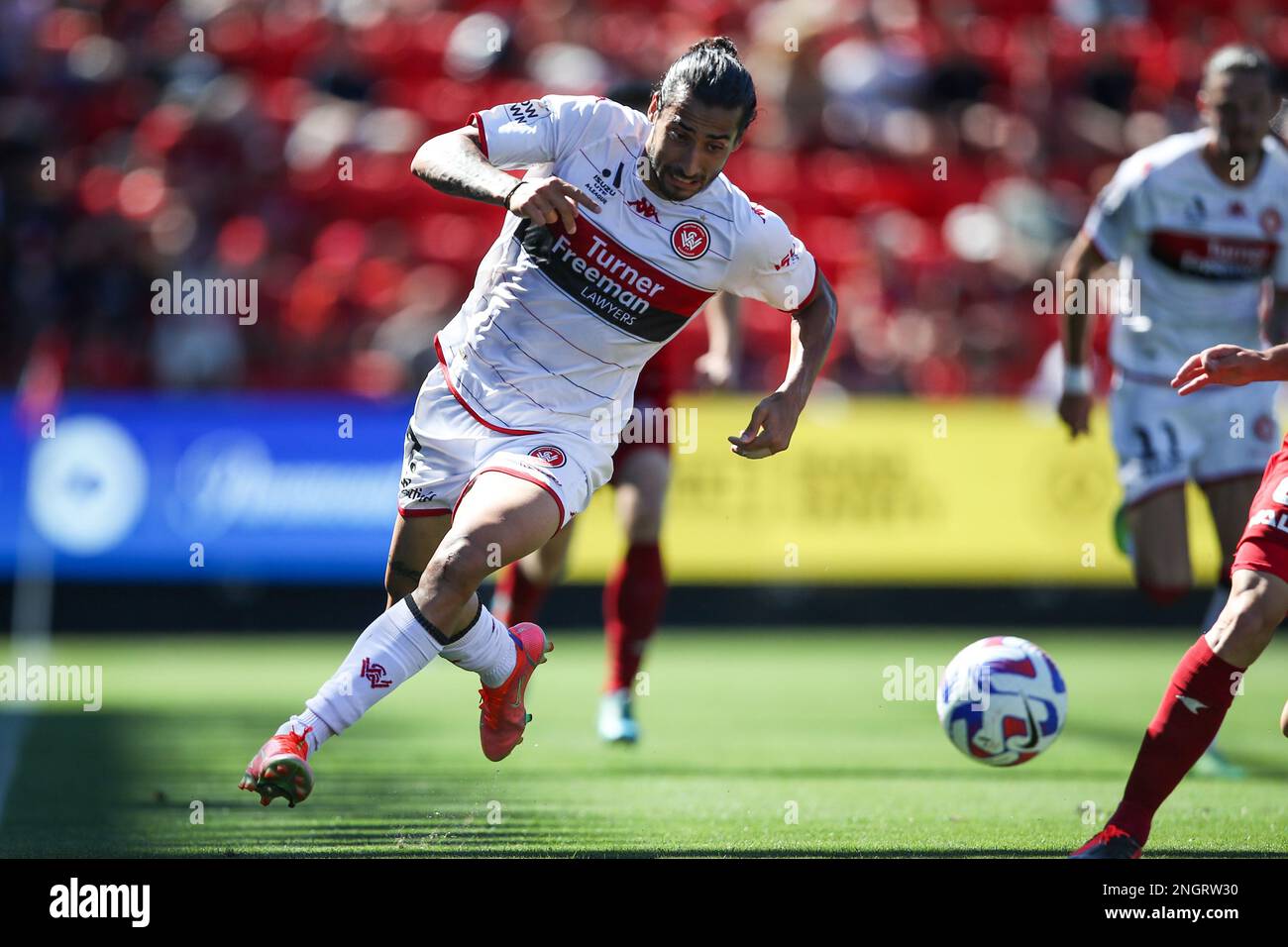Gabriel Cleur of the Wanderers during the A-League Men's soccer match ...