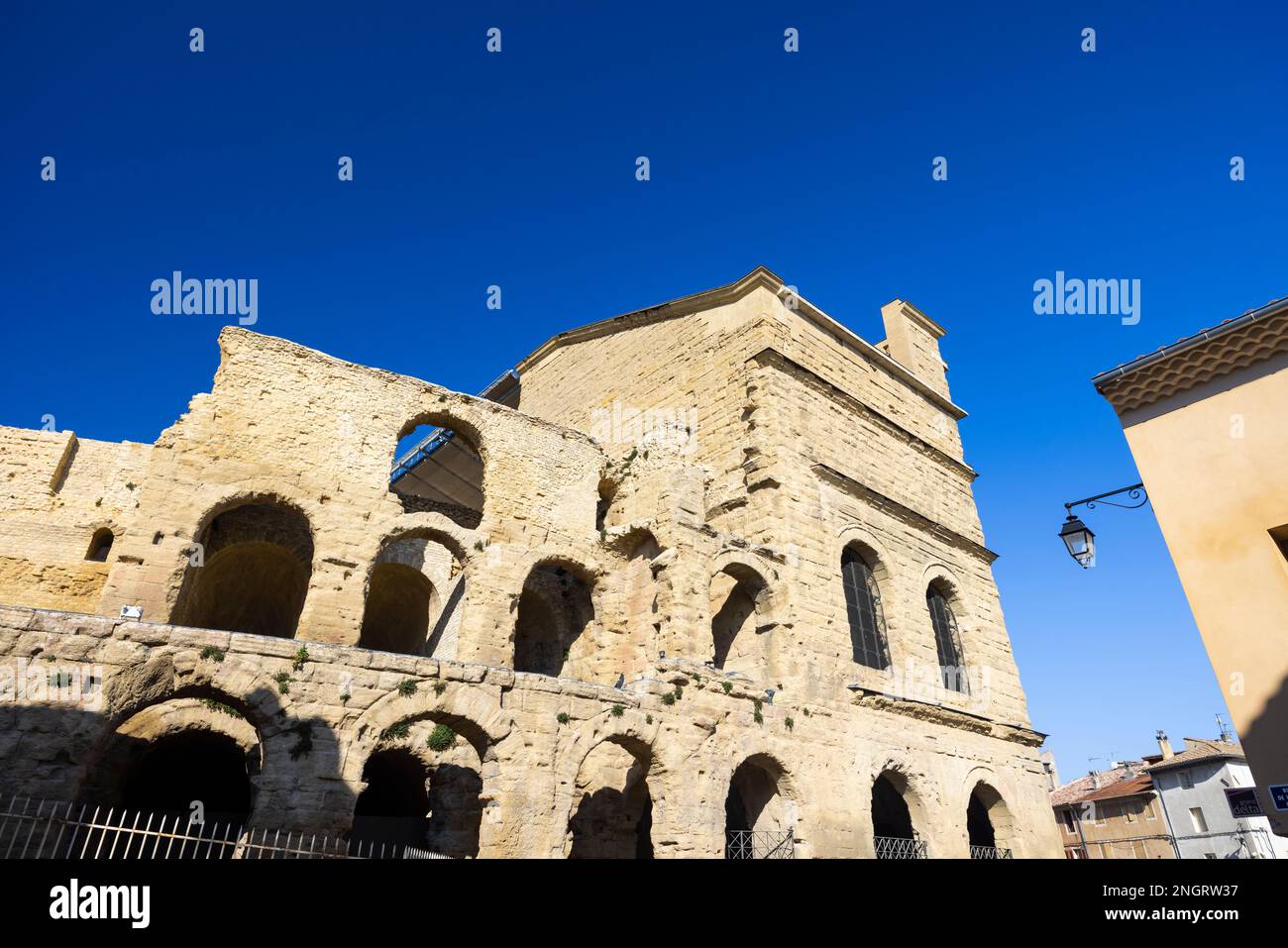 Roman Amphitheatre, Orange, UNESCO world heritage, Provence, France ...