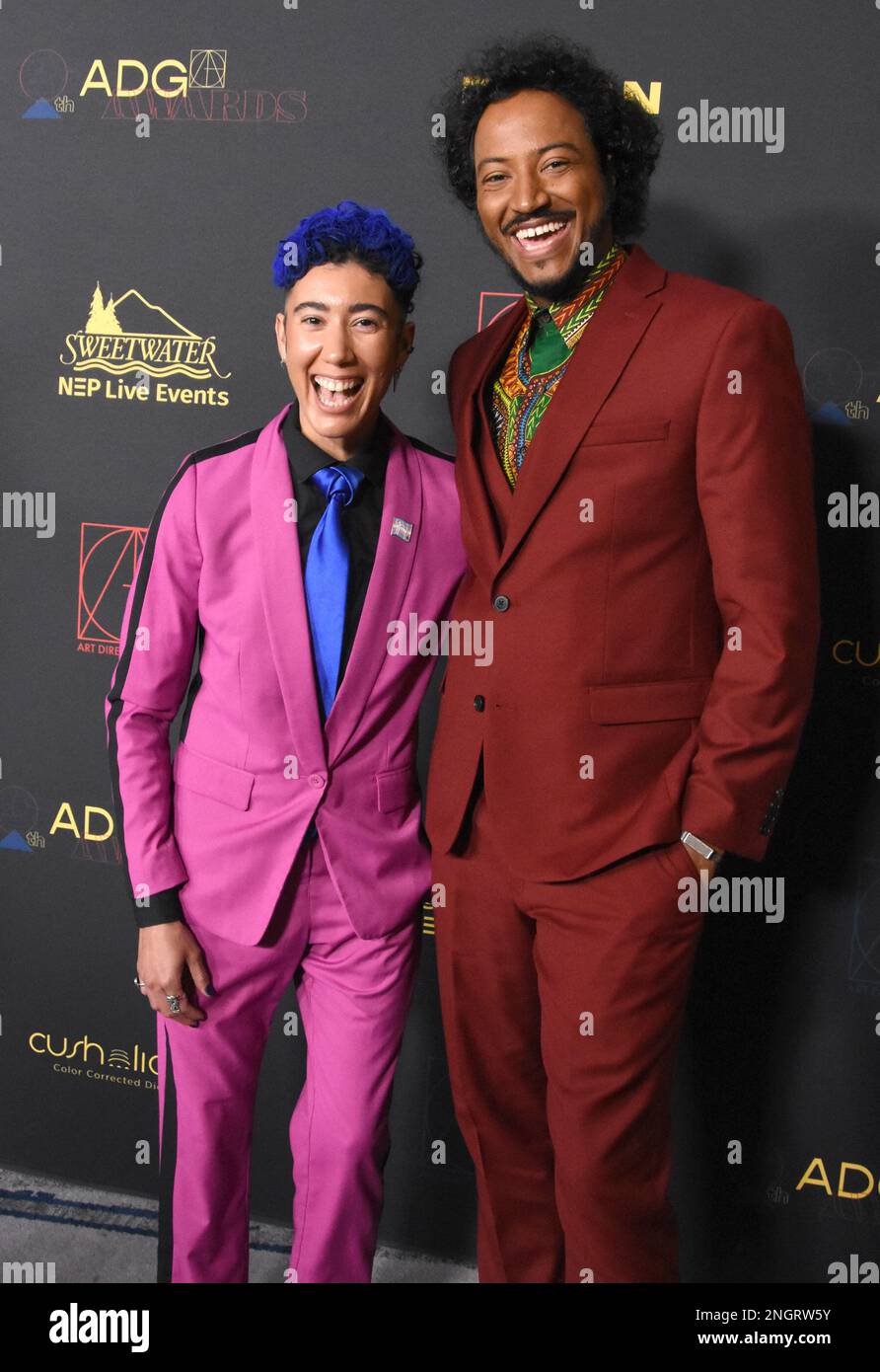 Los Angeles, California, USA 18th February 2023 Actor Vico Ortiz and ...