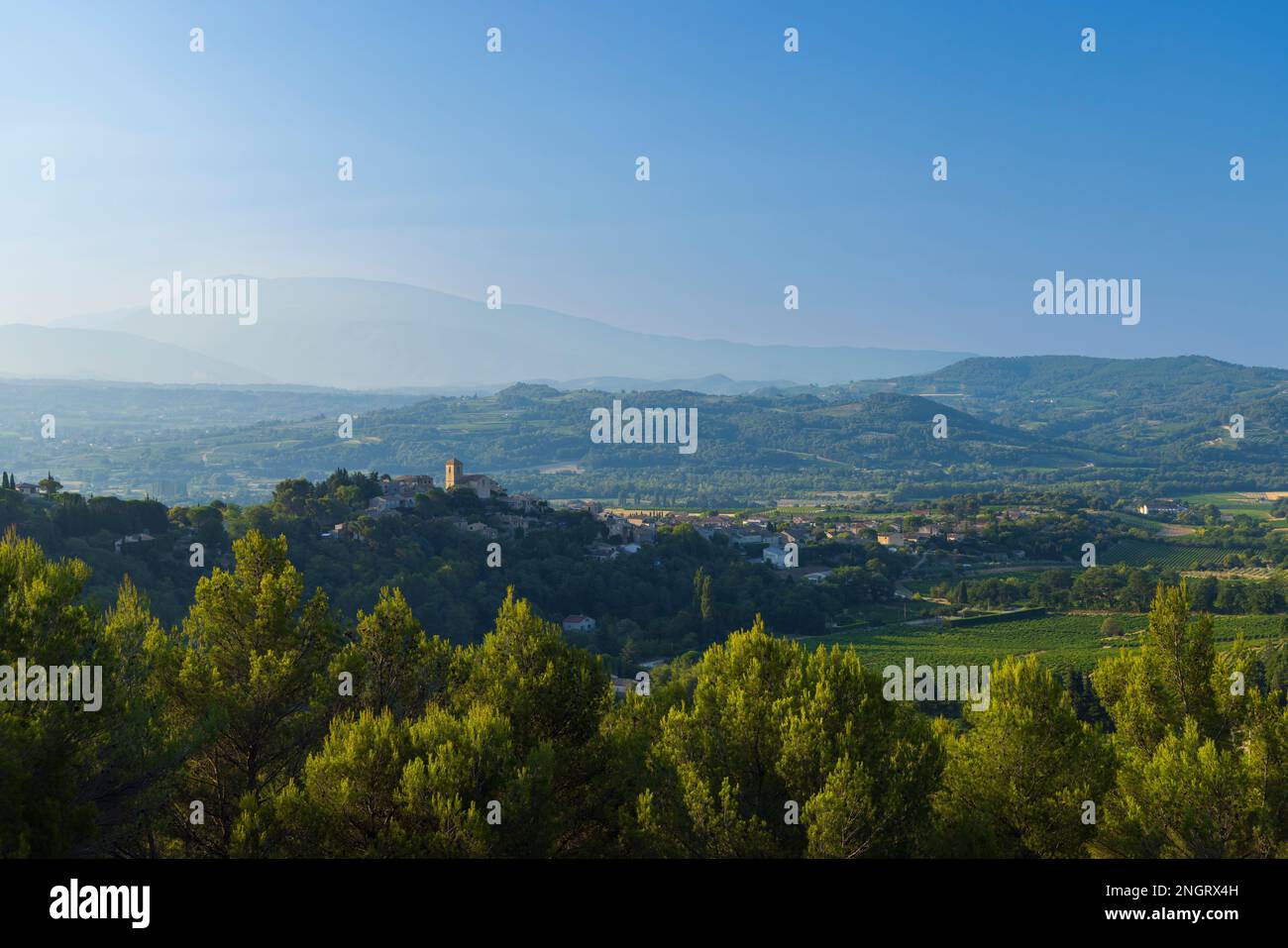 Village Vinsobres in Drome Department, Provence, France Stock Photo - Alamy