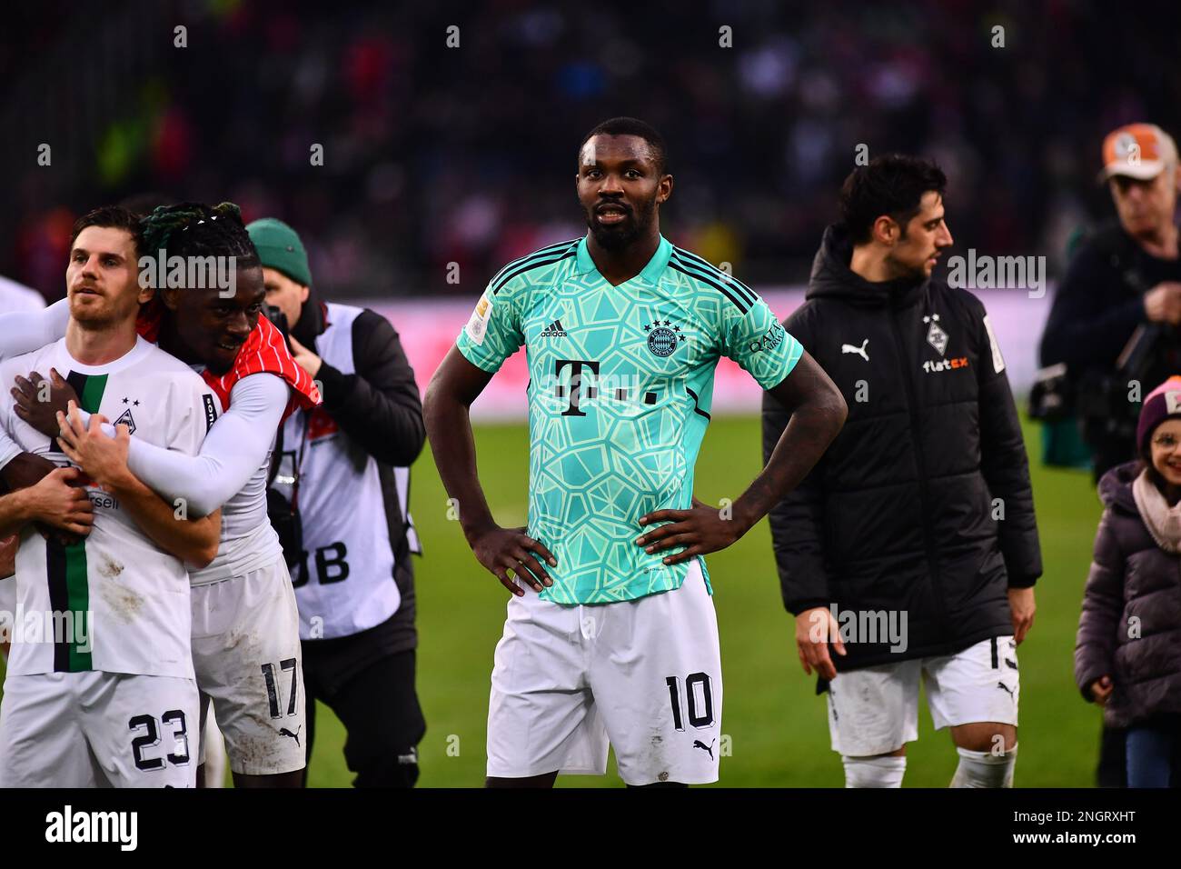 MOENCHENGLADBACH, GERMANY - FEBRUARY 18, 2023: Marcus Thuram. The ...