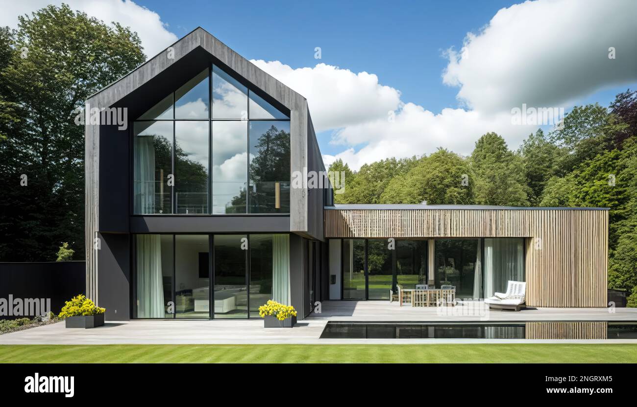 H shaped house hi-res stock photography and images - Alamy