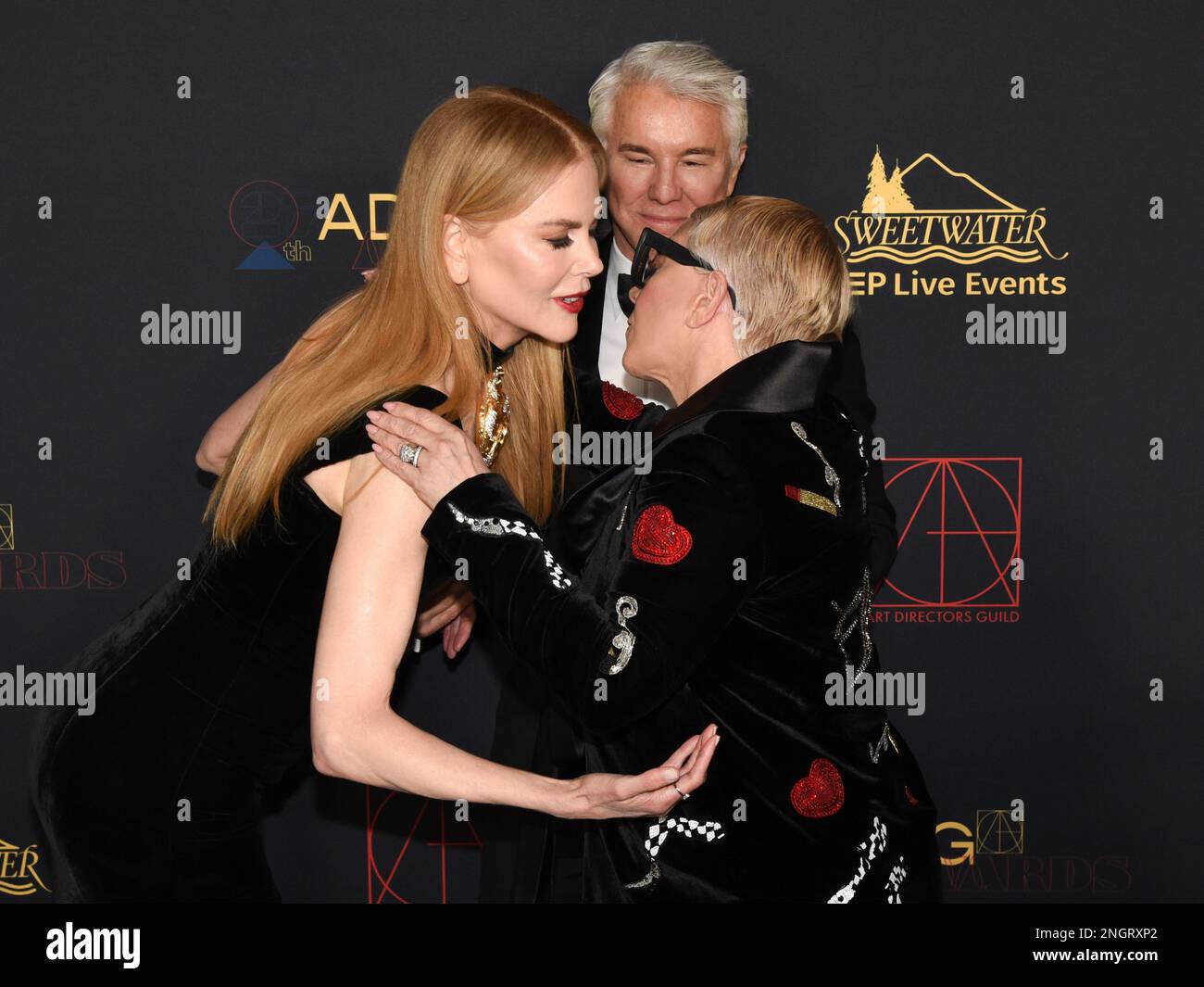 February 18, 2023, Los Angeles, California, United States: (L-R) Baz ...