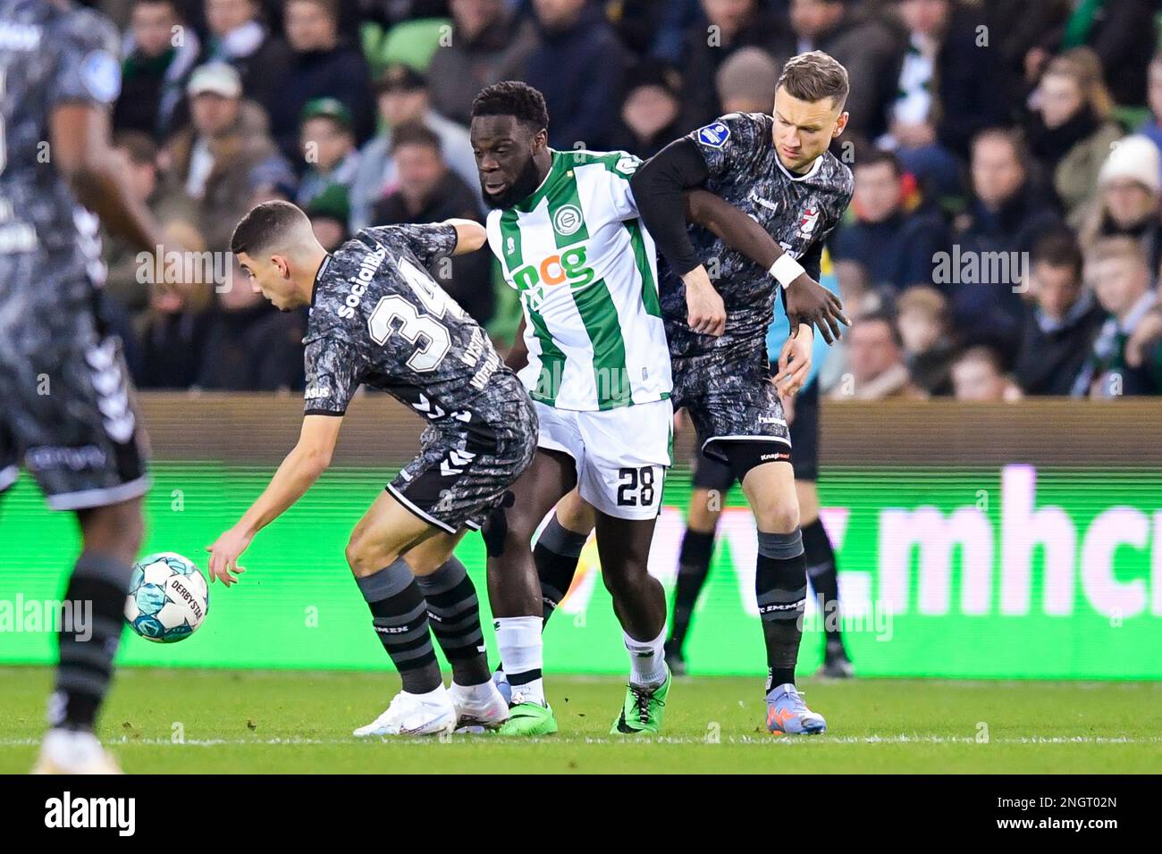 18-02-2023: Sport: Groningen v Emmen GRONINGEN, NETHERLANDS - FEBRUARY ...