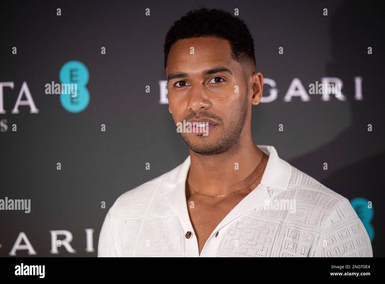 Elliot Knight poses for photographers upon arrival for the BAFTA ...