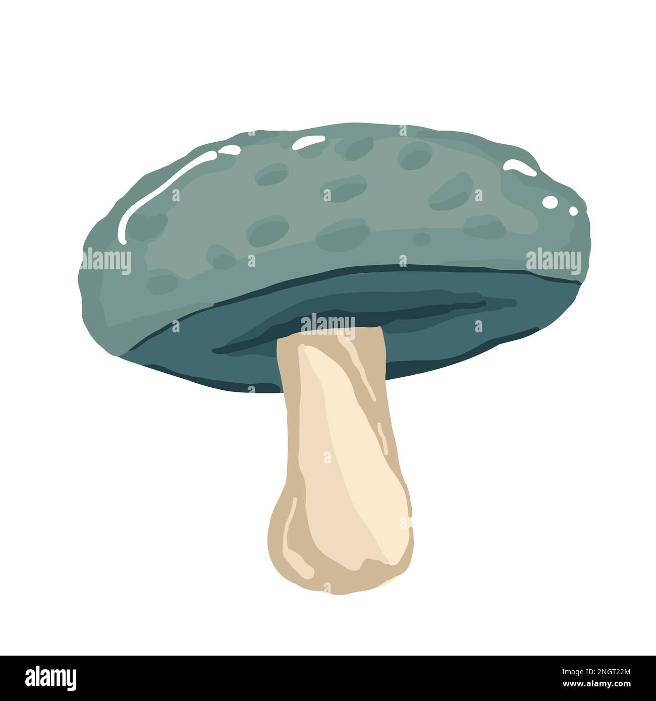 mushrooms in the hand drawing style. Psychedelic abstract mushrooms ...