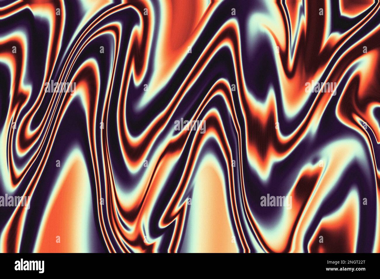 Fire Liquid Iridescent Background. Iridescent chrome wavy gradient ...