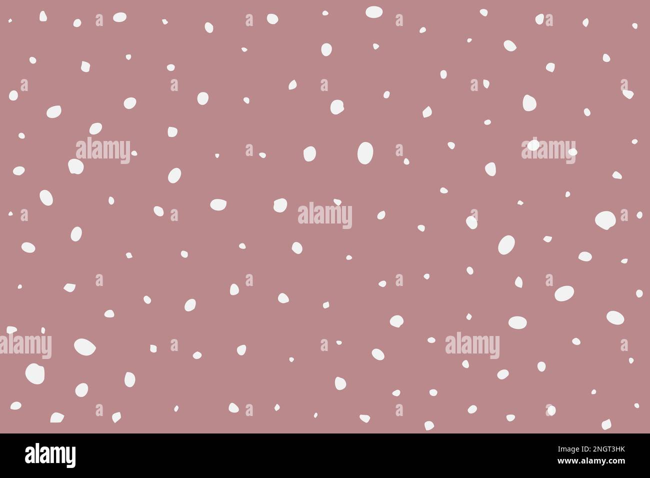 randomly dotted dusky pink background, white patchy dots on pink ...