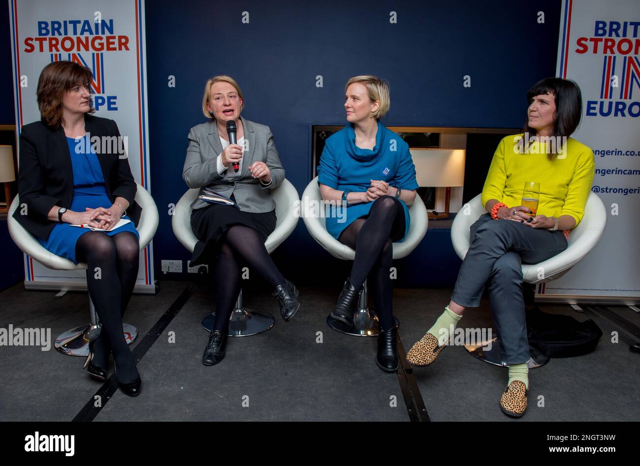 Catherine mayer green party leader natalie bennett hi-res stock ...
