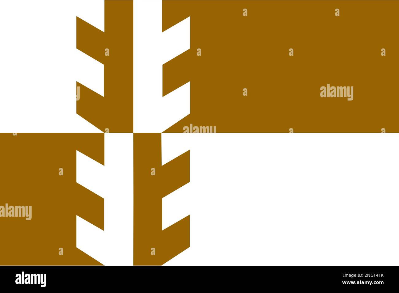 flag of Khoisan peoples Damara people. flag representing ethnic group ...