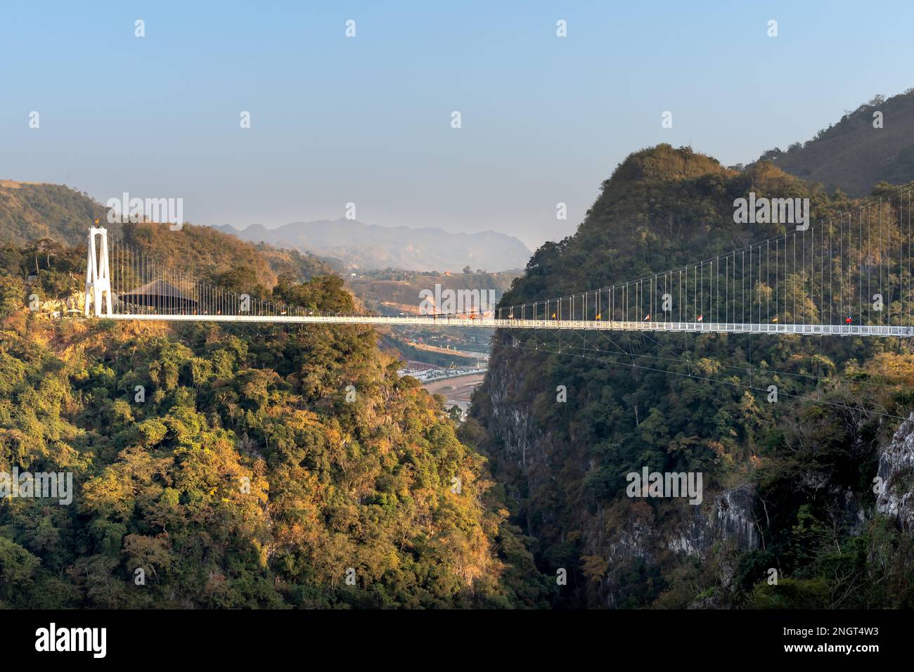 Admire the Bach Long Glass Bridge from above. This is the world's ...