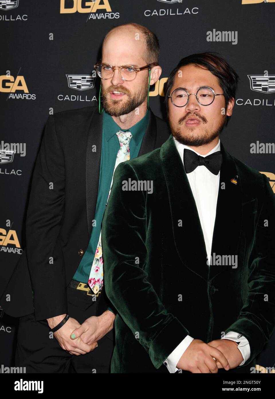 BEVERLY HILLS, CALIFORNIA - FEBRUARY 18: (L-R) Daniel Scheinert and ...