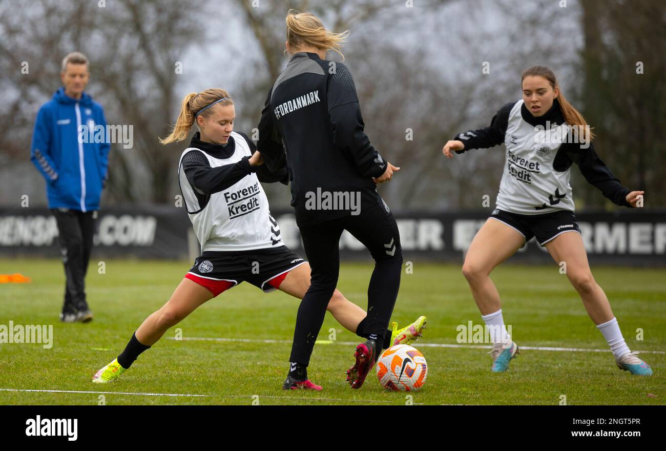 Fougeres, France, February 17th 2023: Training session prior to the ...