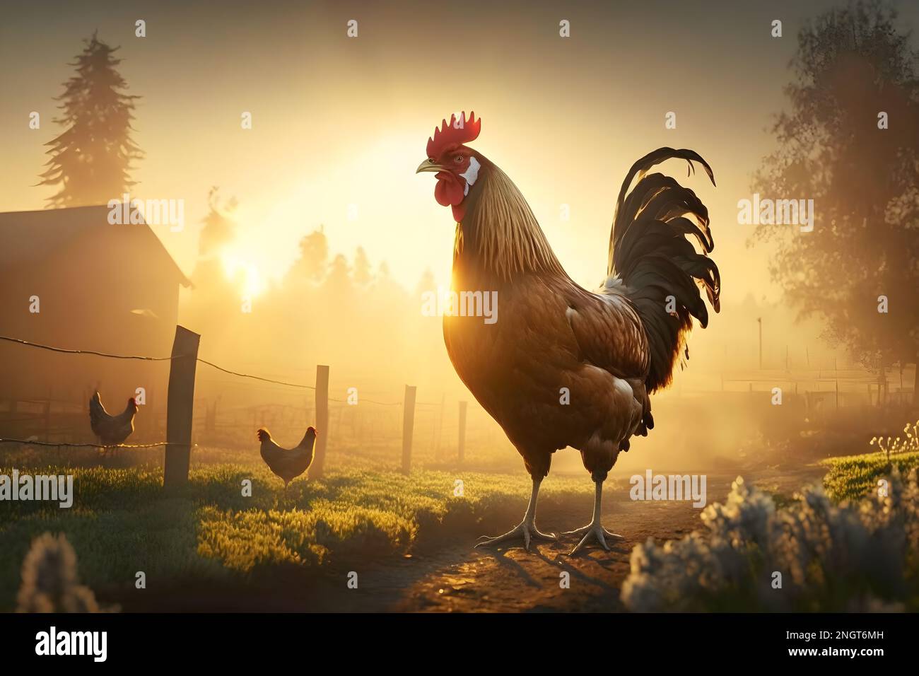 Free range pature raised chickens hi-res stock photography and images ...