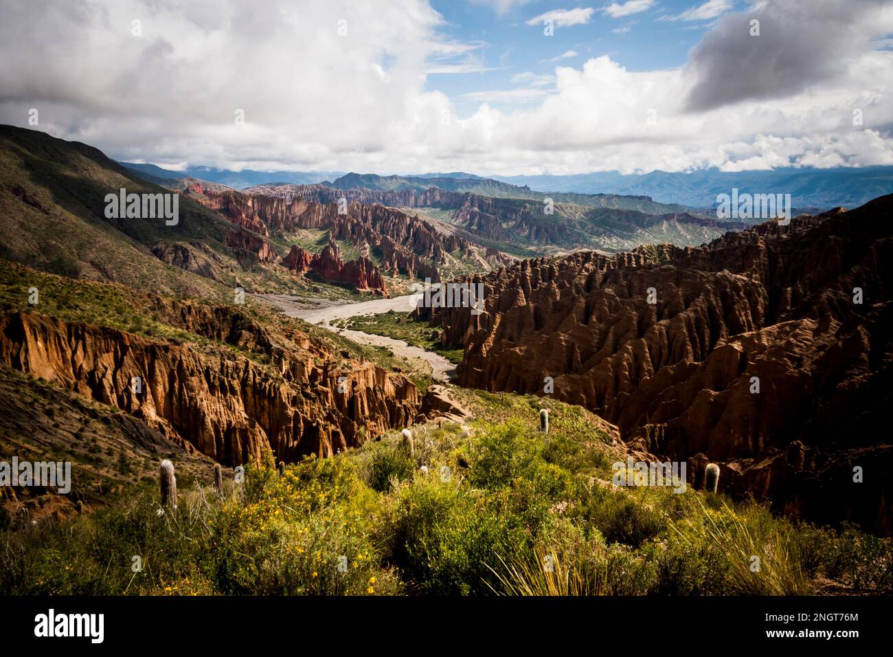dramatic scenery in bolivian andes, altiplano Stock Photo - Alamy