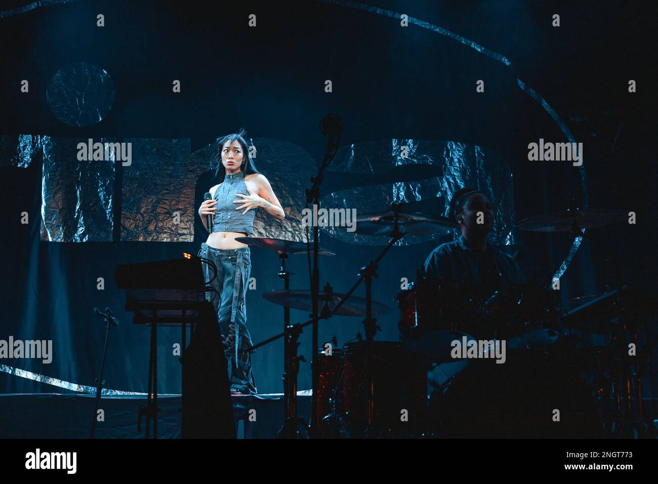 Milan, Italy, 18th Feb 2023. Japanese singer Rina Sawayama performs ...