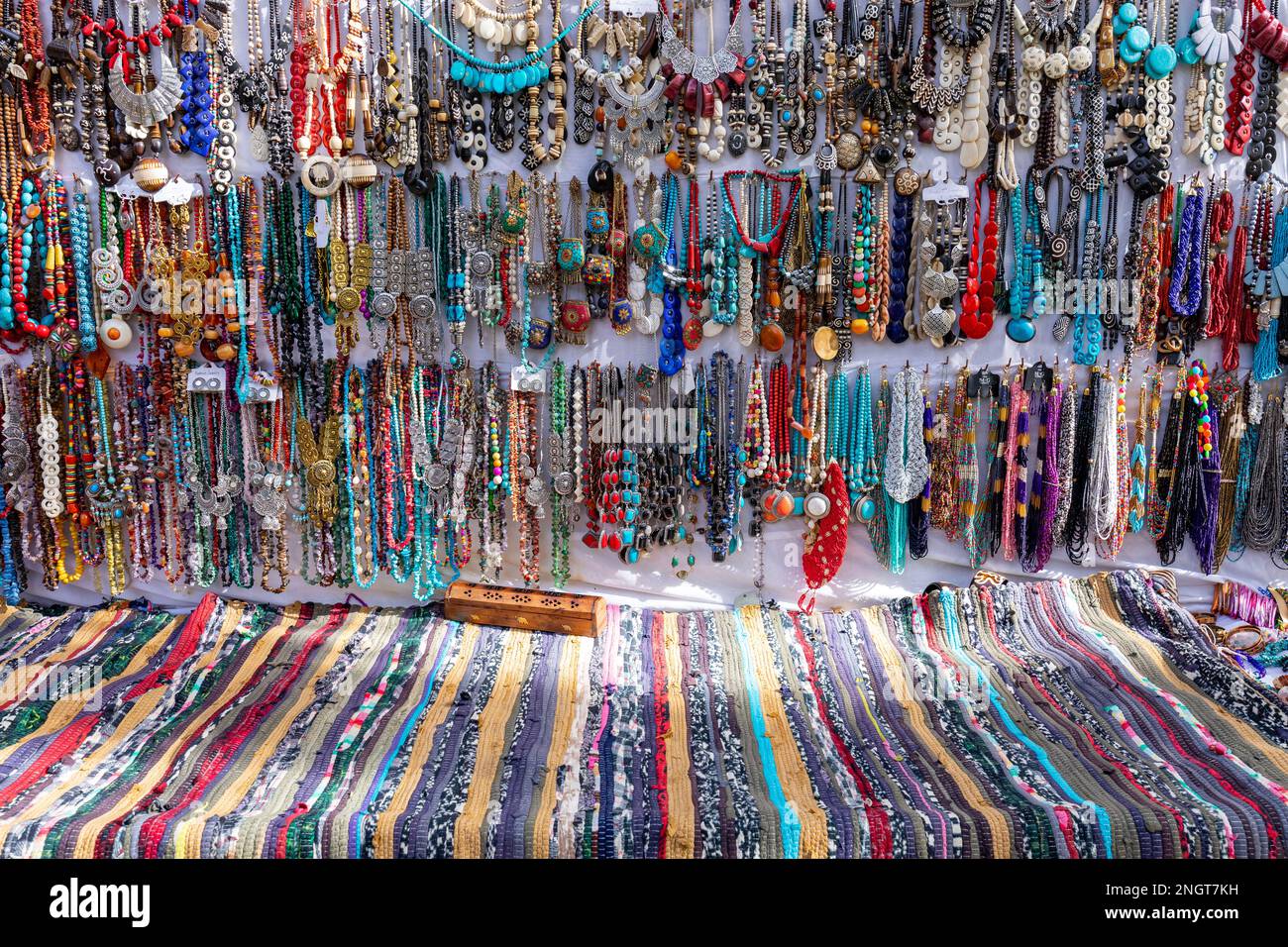 Colorful Handmade Souvenirs. Variety of Traditional Egyptian Souvenir ...