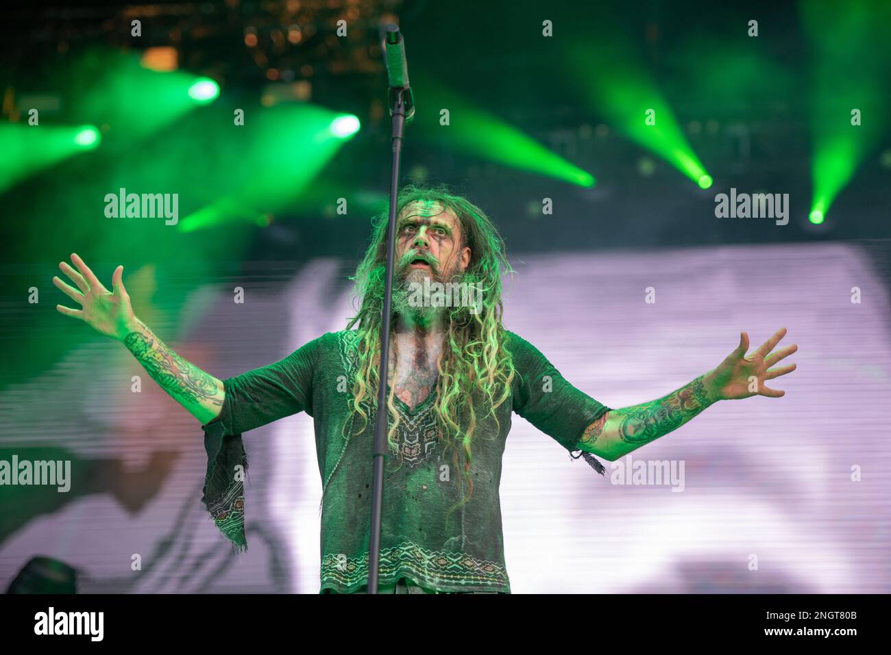June 20, 2019: Rob Zombie perform at the Knotfest Meets Hellfest ...