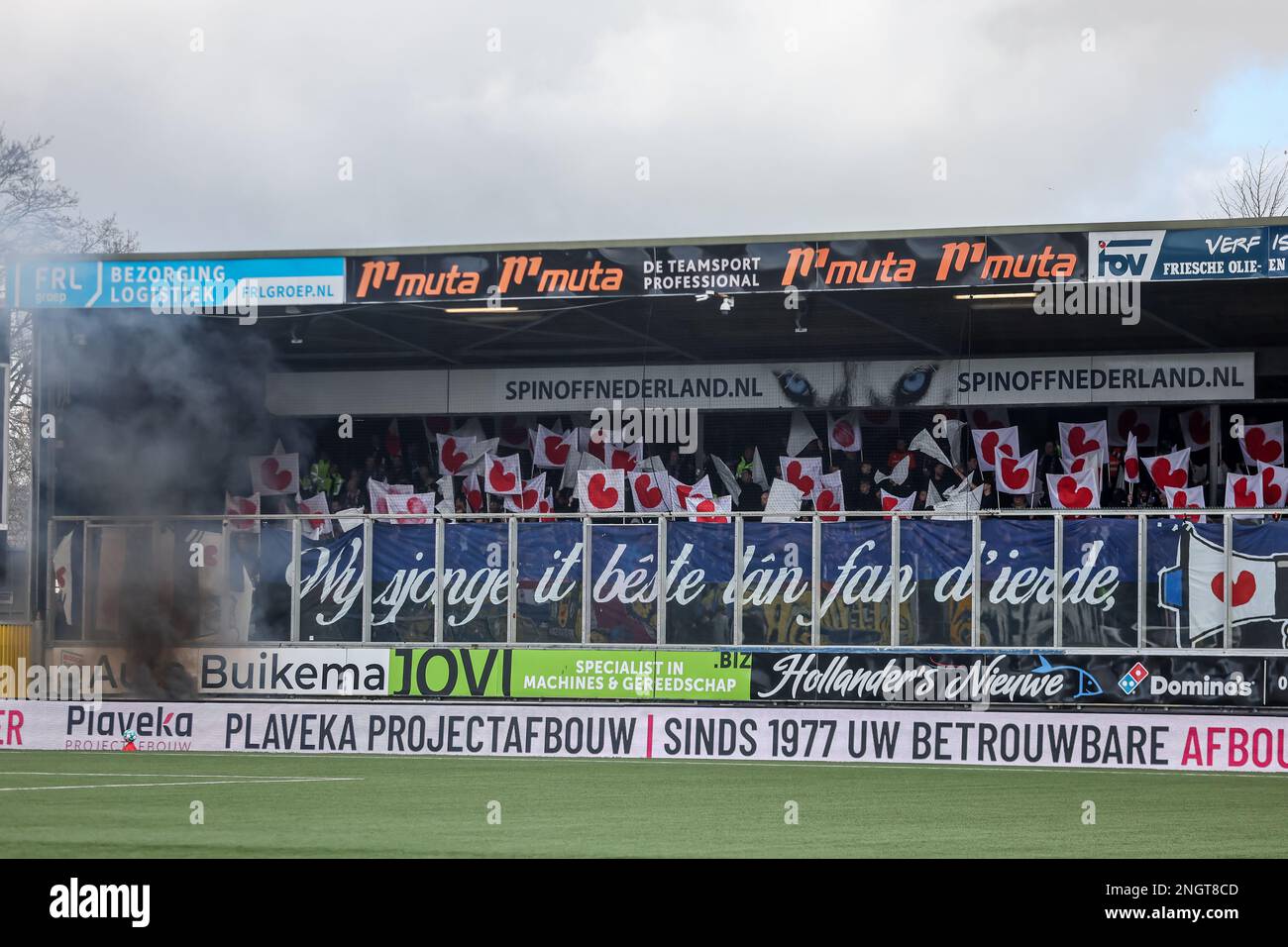 Leeuwarden , 19-02-2023 , voetbal , Dutch Eredivisie , seizoen 2022 ...