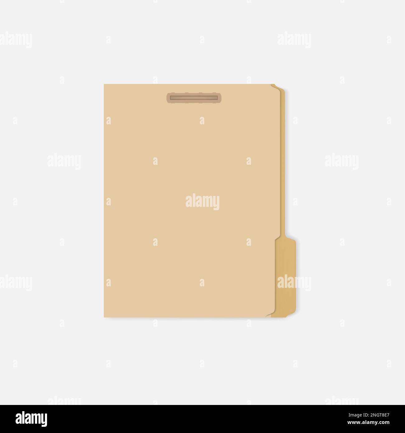 Closed file folder with cut tab and interior fastener to keep paper ... Closed file folder with cut tab and interior fastener to keep paper ...