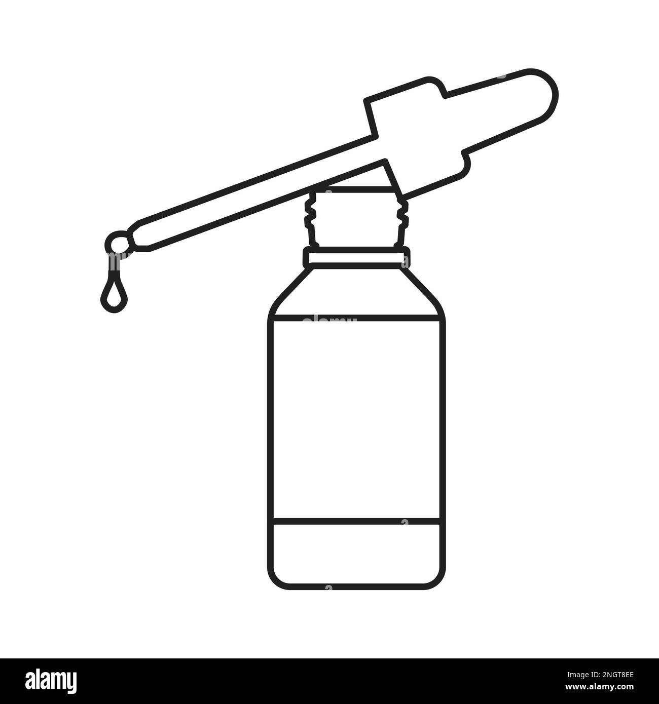 Dropper icon symbol on Stock Vector Images - Alamy