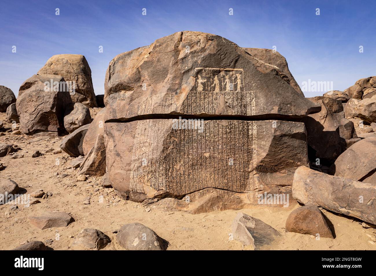 Ancient Egyptian Hieroglyphs. Aswan's Seheil Island, Most Known for the ...