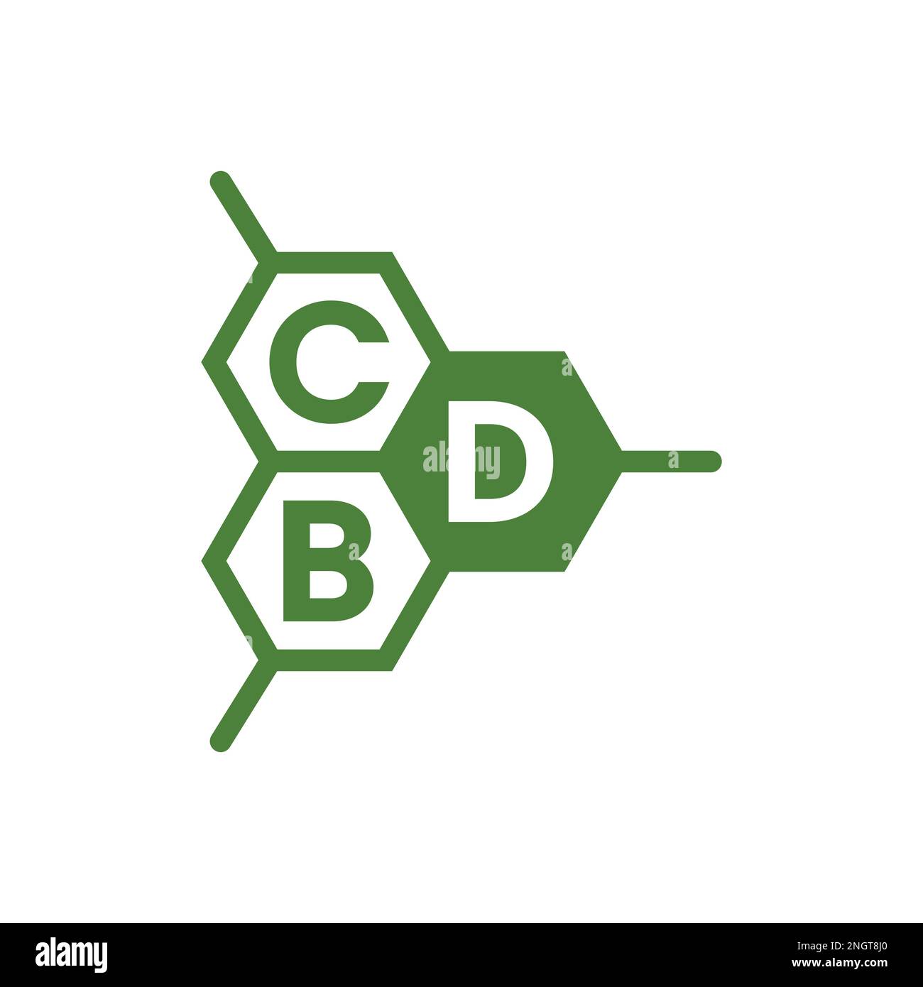 Cbd hemp oil icon Stock Vector Images - Alamy