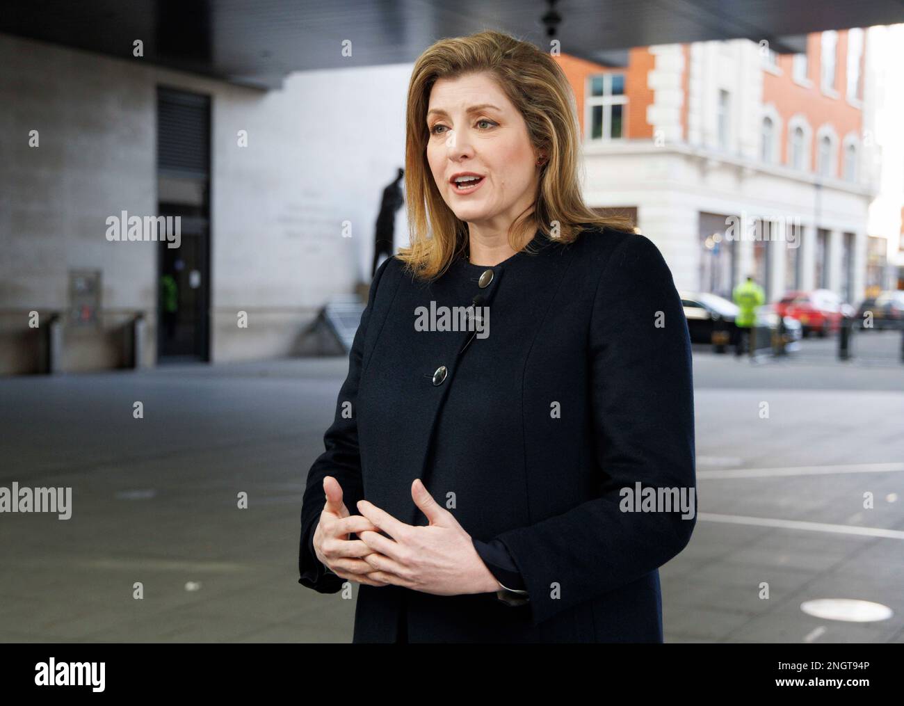 London, UK. 19th Feb, 2023. Penny Mordaunt, Leader of the House of ...