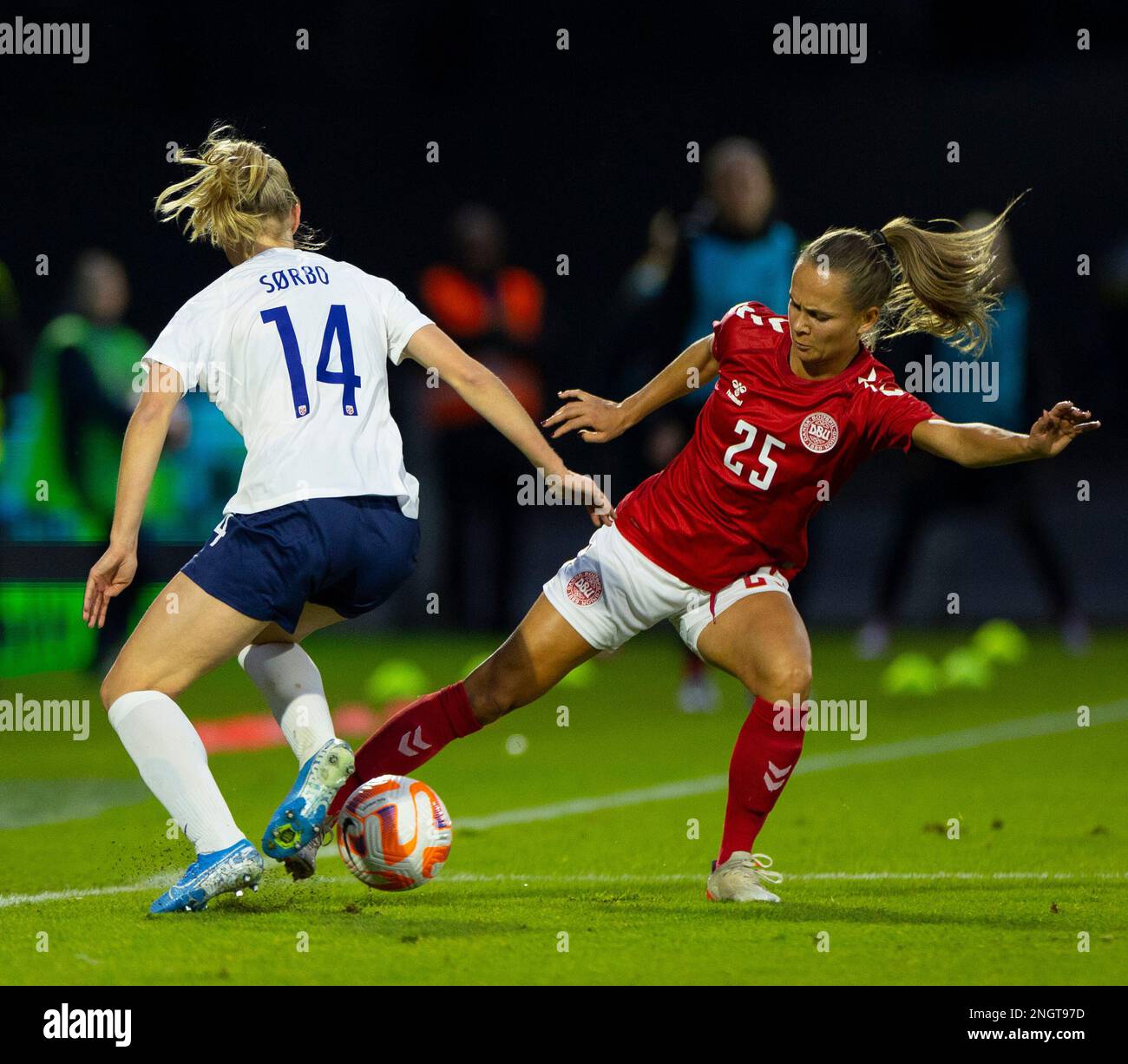 Laval, France, February 18th 2023: Frederikke Thogersen (25 Denmark ...