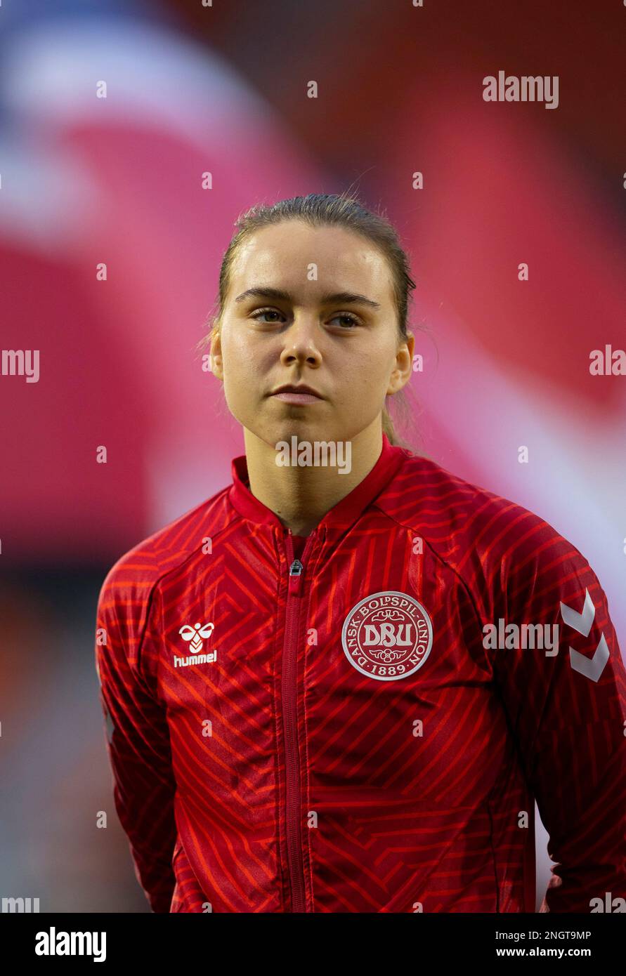 Laval, France, February 18th 2023: Emma Snerle (8 Denmark) before the ...