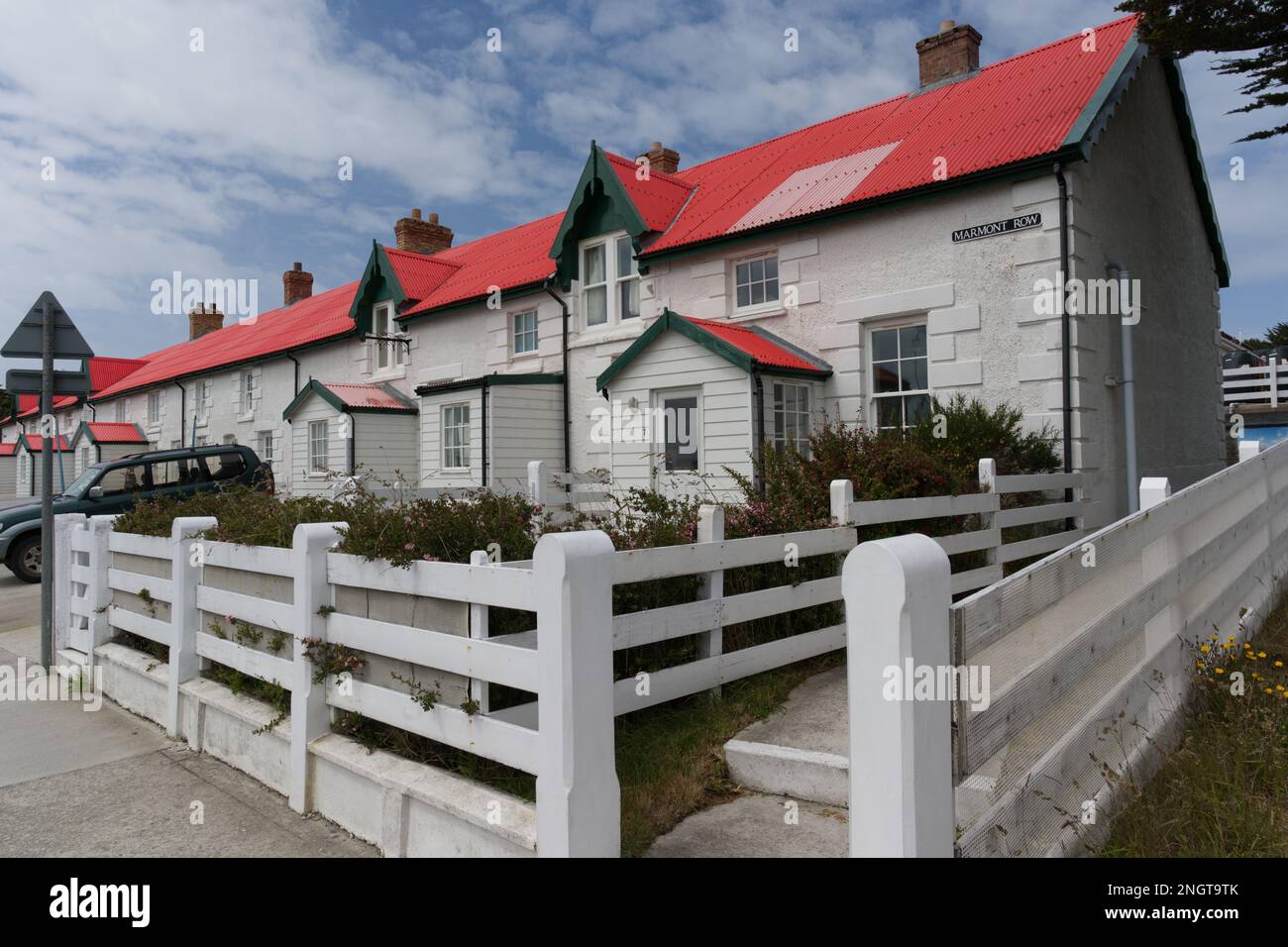 buildings in Stanley - The Falkland Islands Stock Photo - Alamy