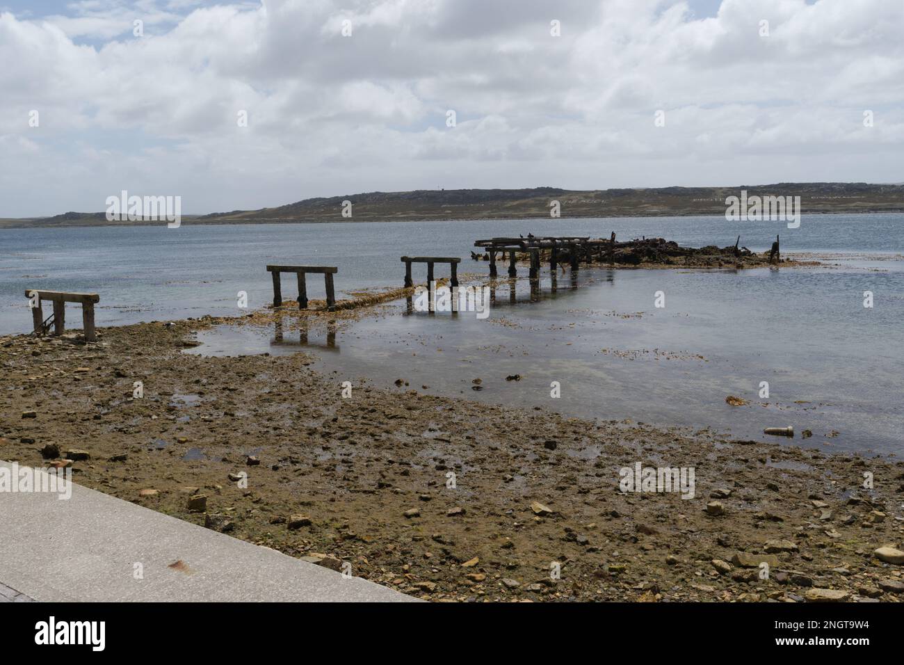 Old rotting jetty hi-res stock photography and images - Alamy