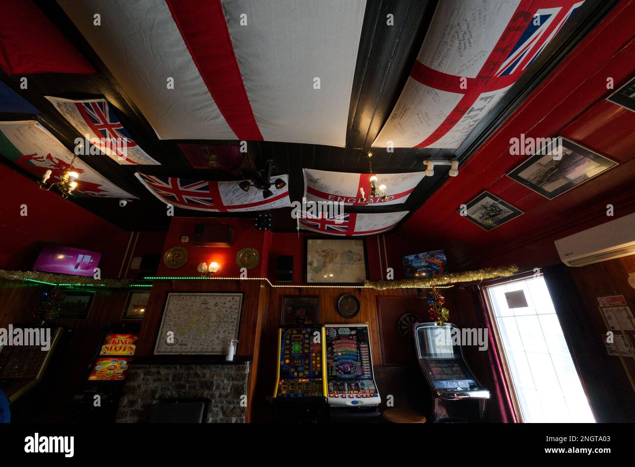 The Globe Tavern in Stanley. The most southerly pub in the world Stock ...