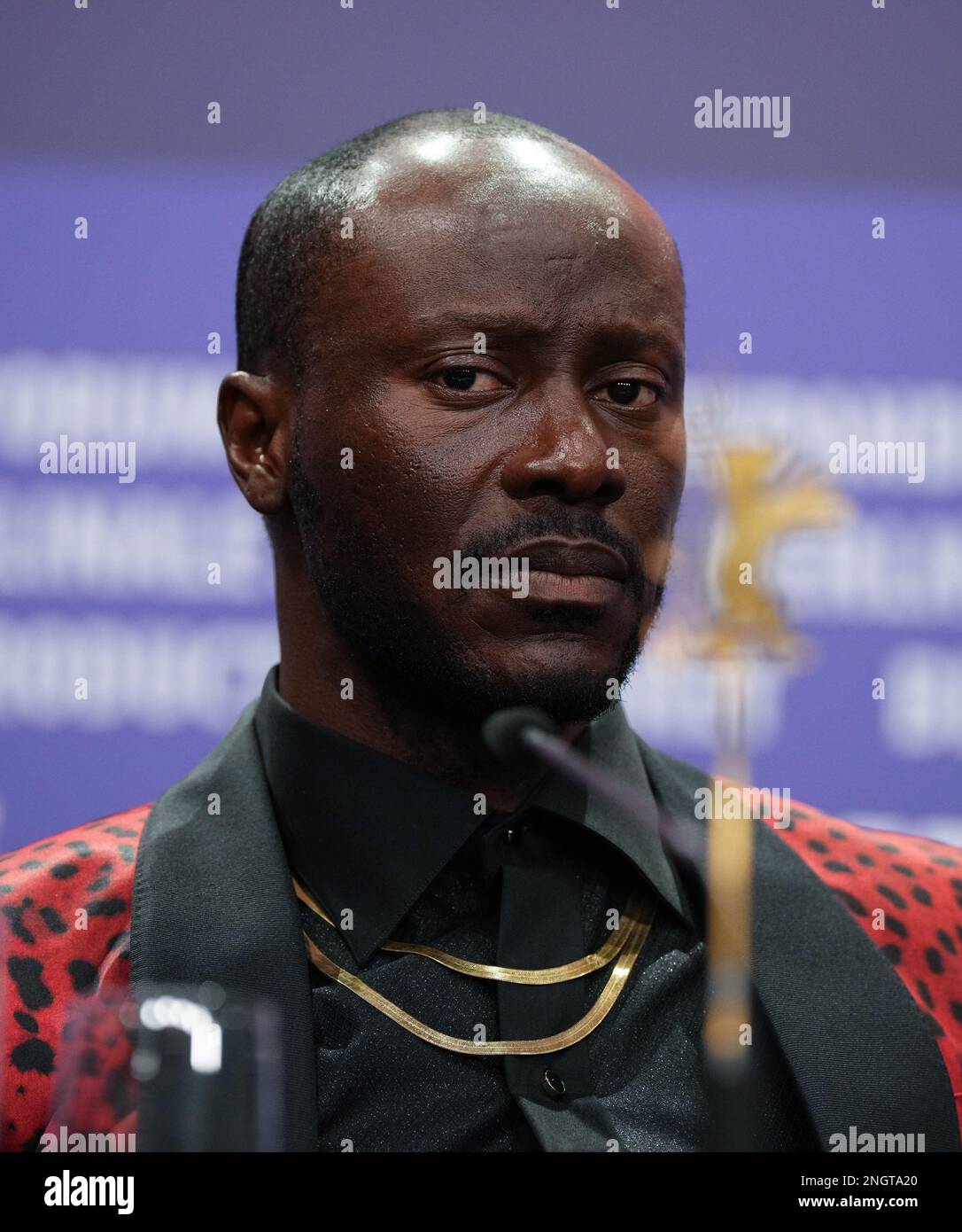 Berlin, Germany. 18th Feb, 2023. Actor Sallieu Sesay, photographed at ...