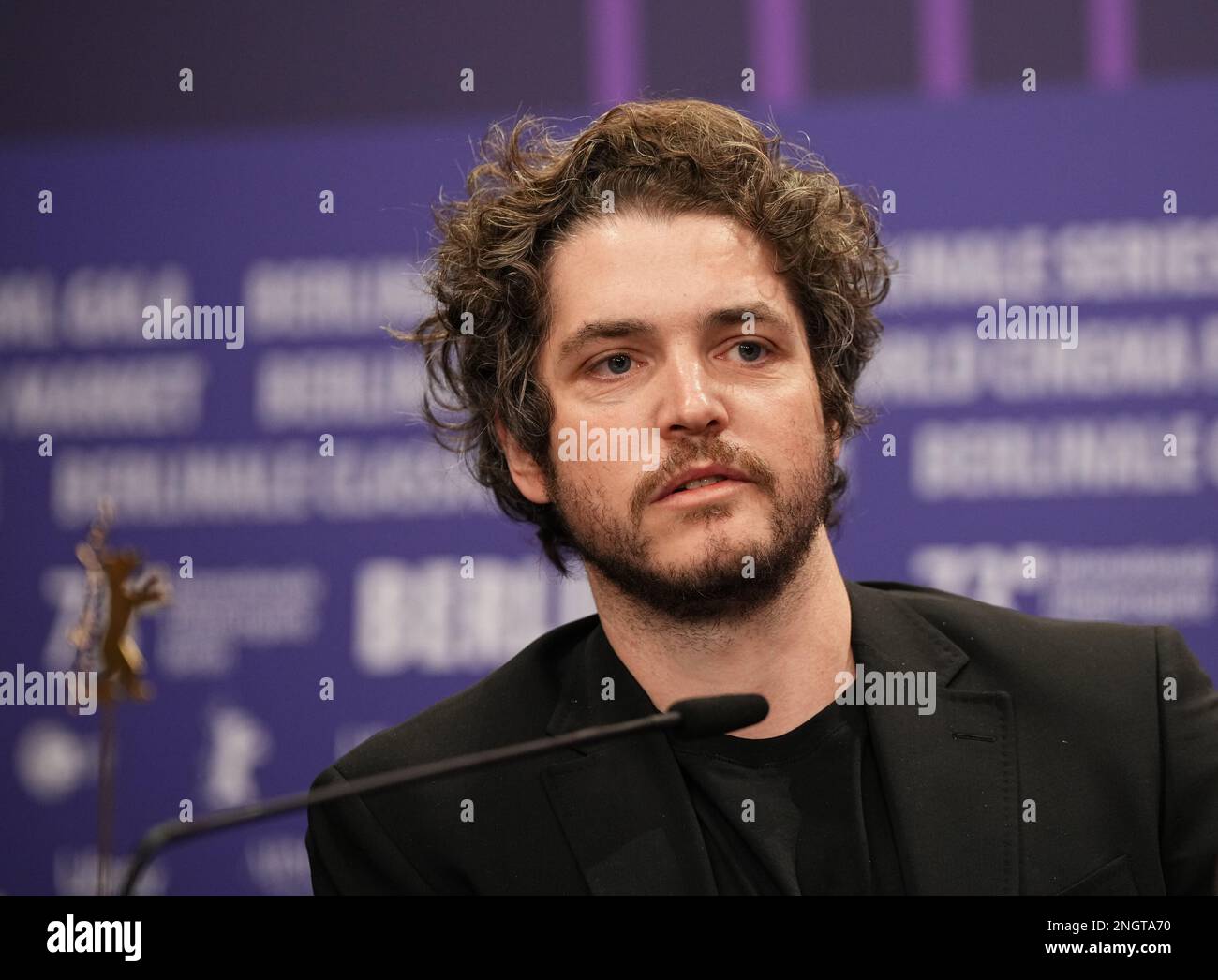 Berlin, Germany. 18th Feb, 2023. Actor Philip Ettinger, taken at the ...